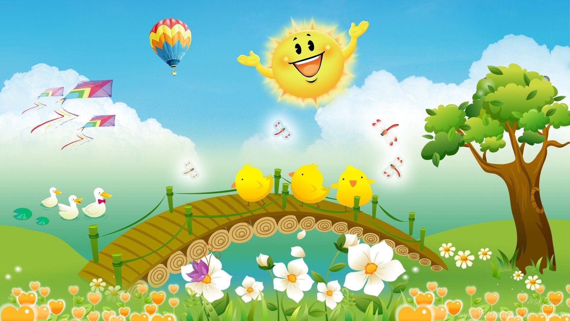Summer Time Cartoons Wallpapers - Wallpaper Cave