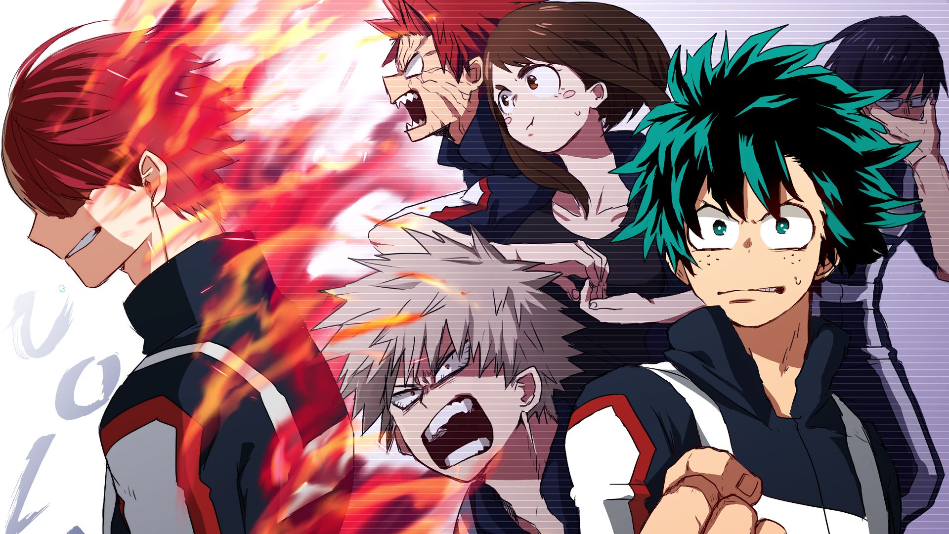My Hero Academia Hell Flame Wallpapers - Wallpaper Cave