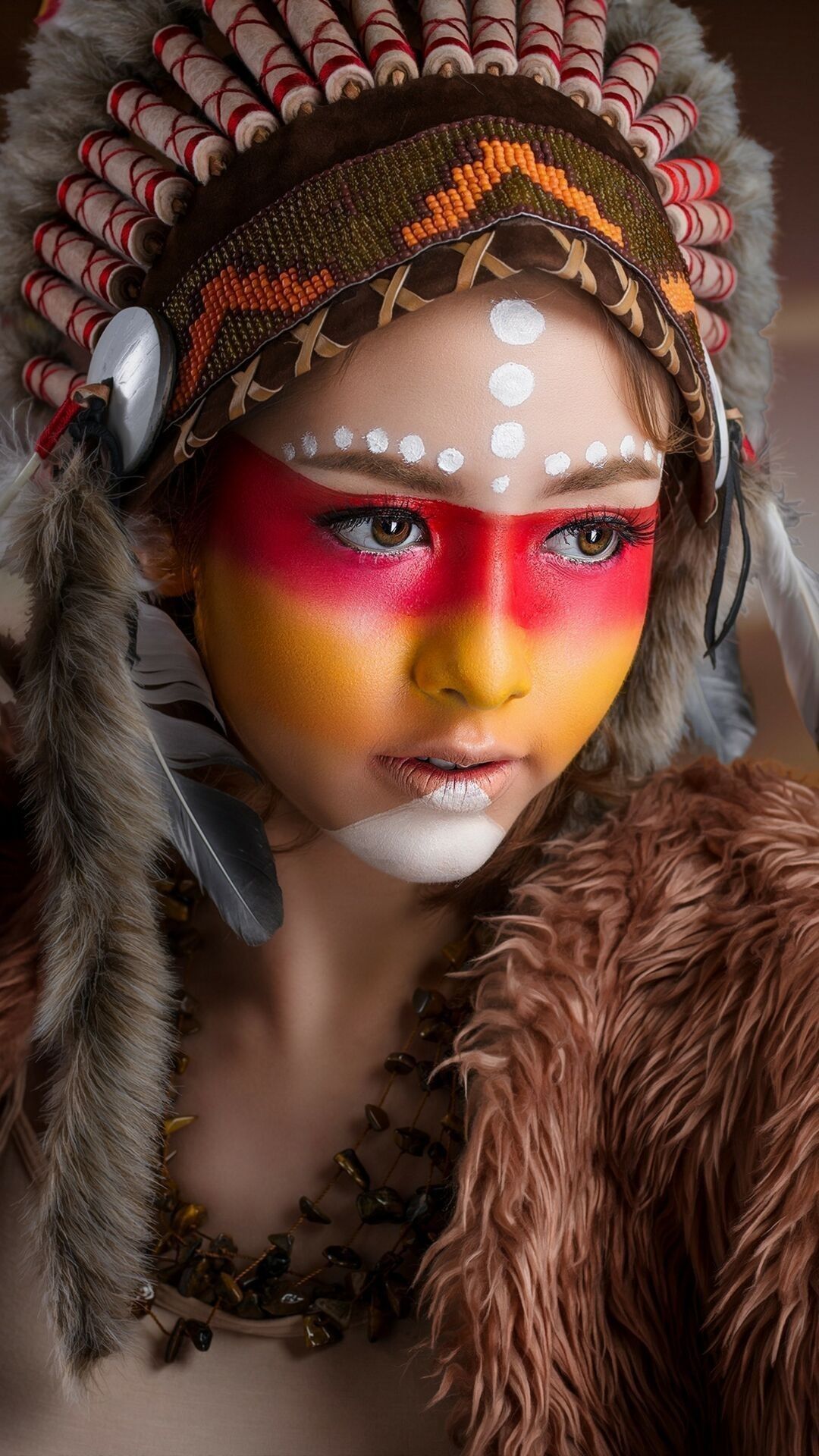 Red Indian Girl 4k Iphone Wallpapers Wallpaper Cave