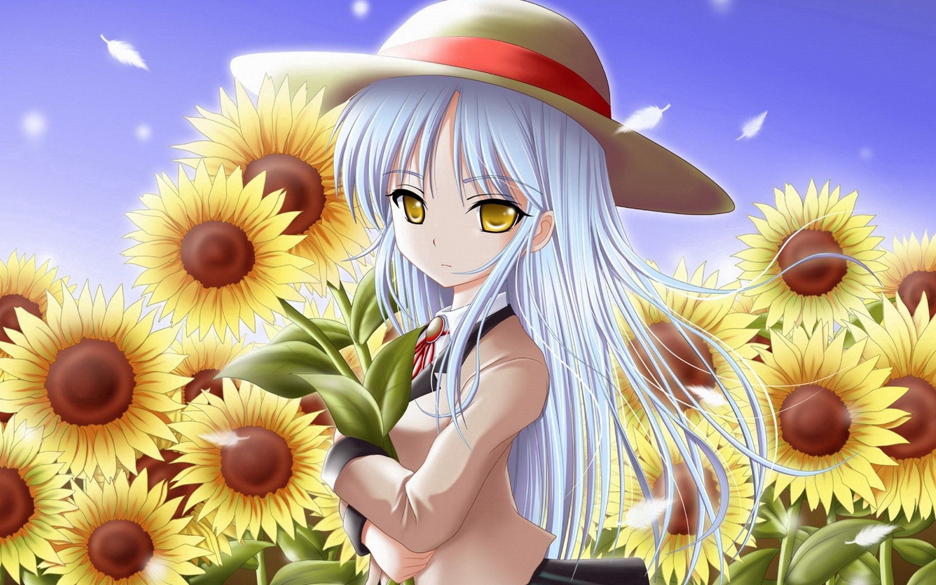 Sunflower Anime Wallpapers - Wallpaper Cave