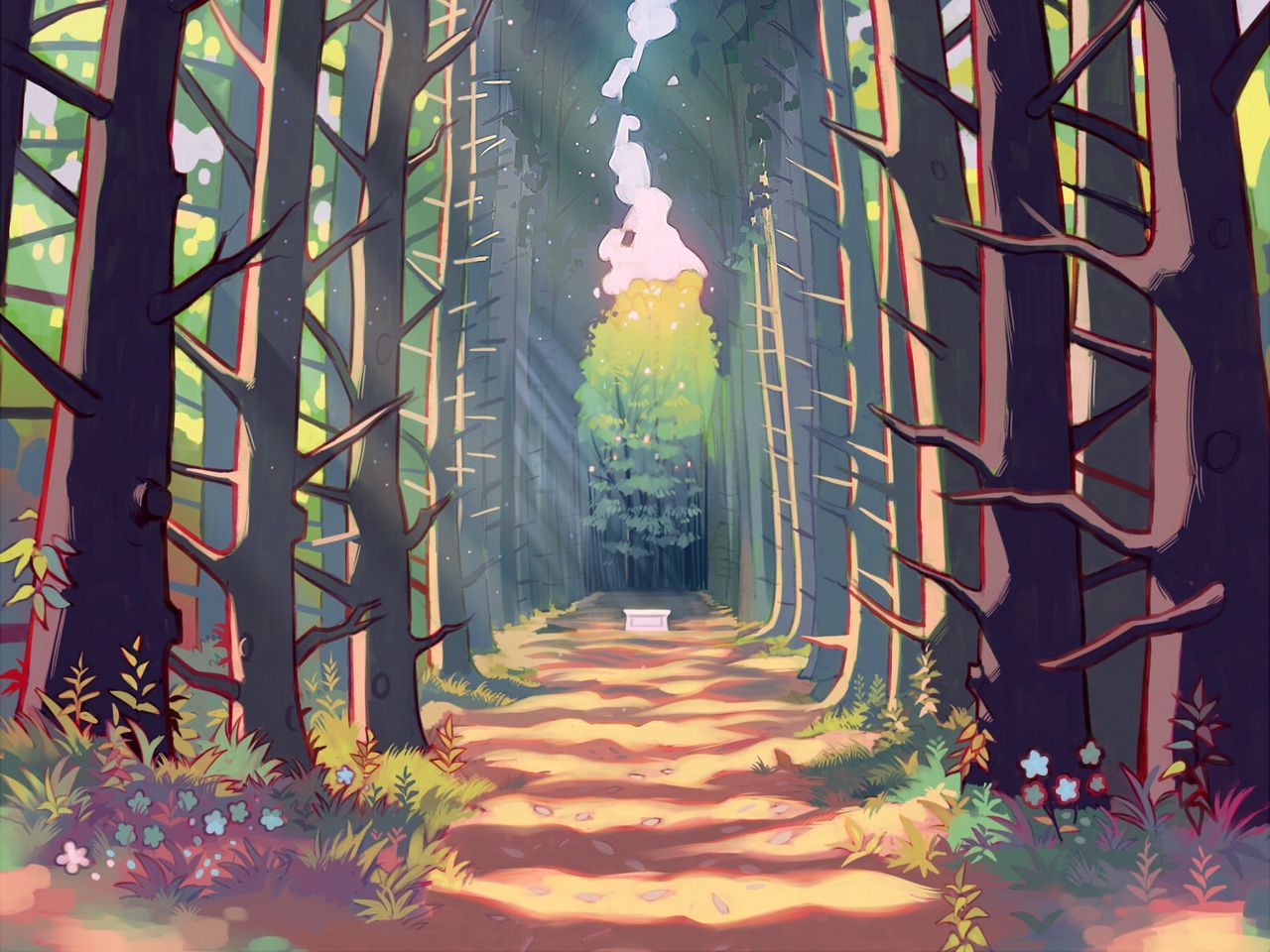 Forest Alley Wallpapers - Wallpaper Cave