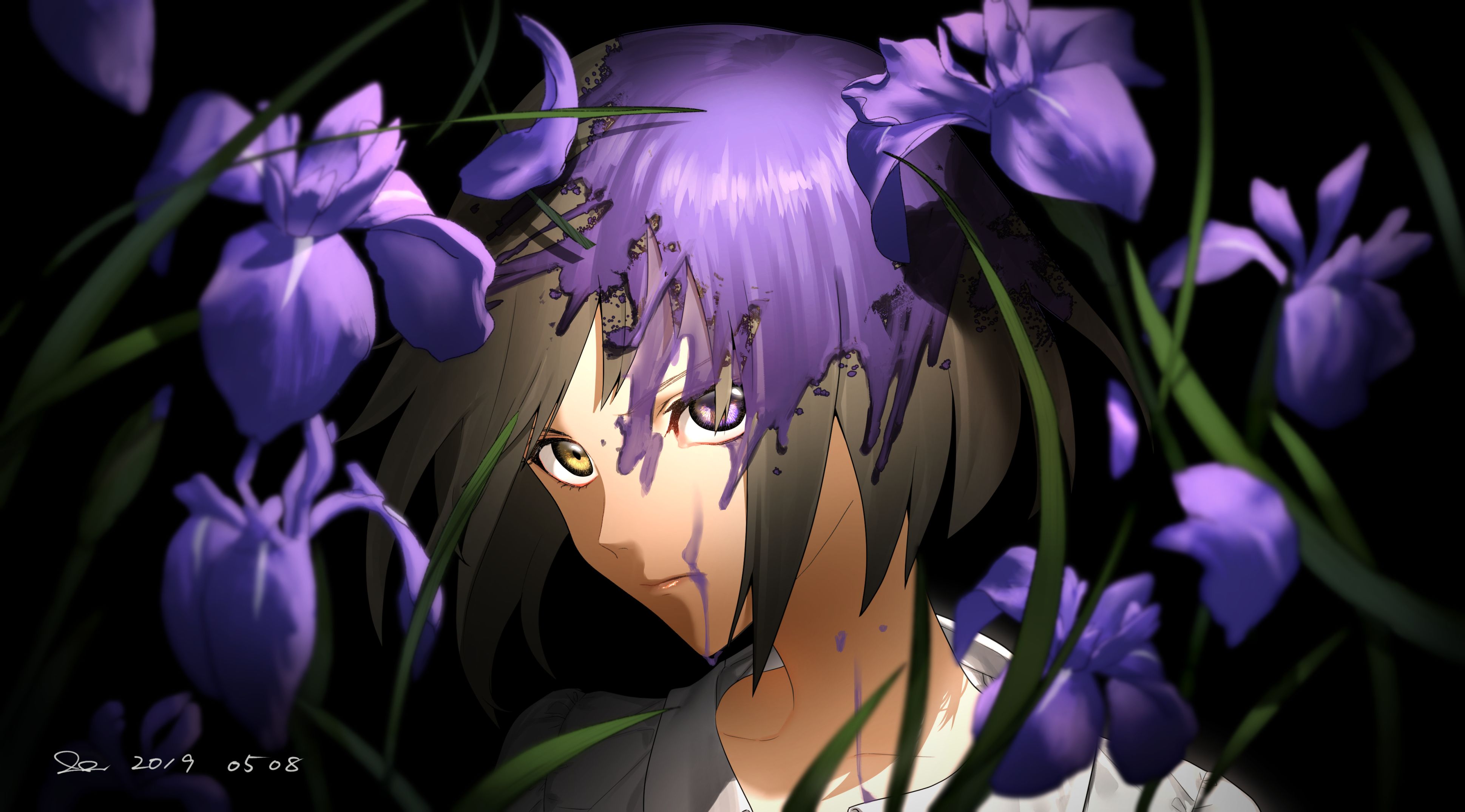 Iris Flower Anime Wallpapers - Wallpaper Cave