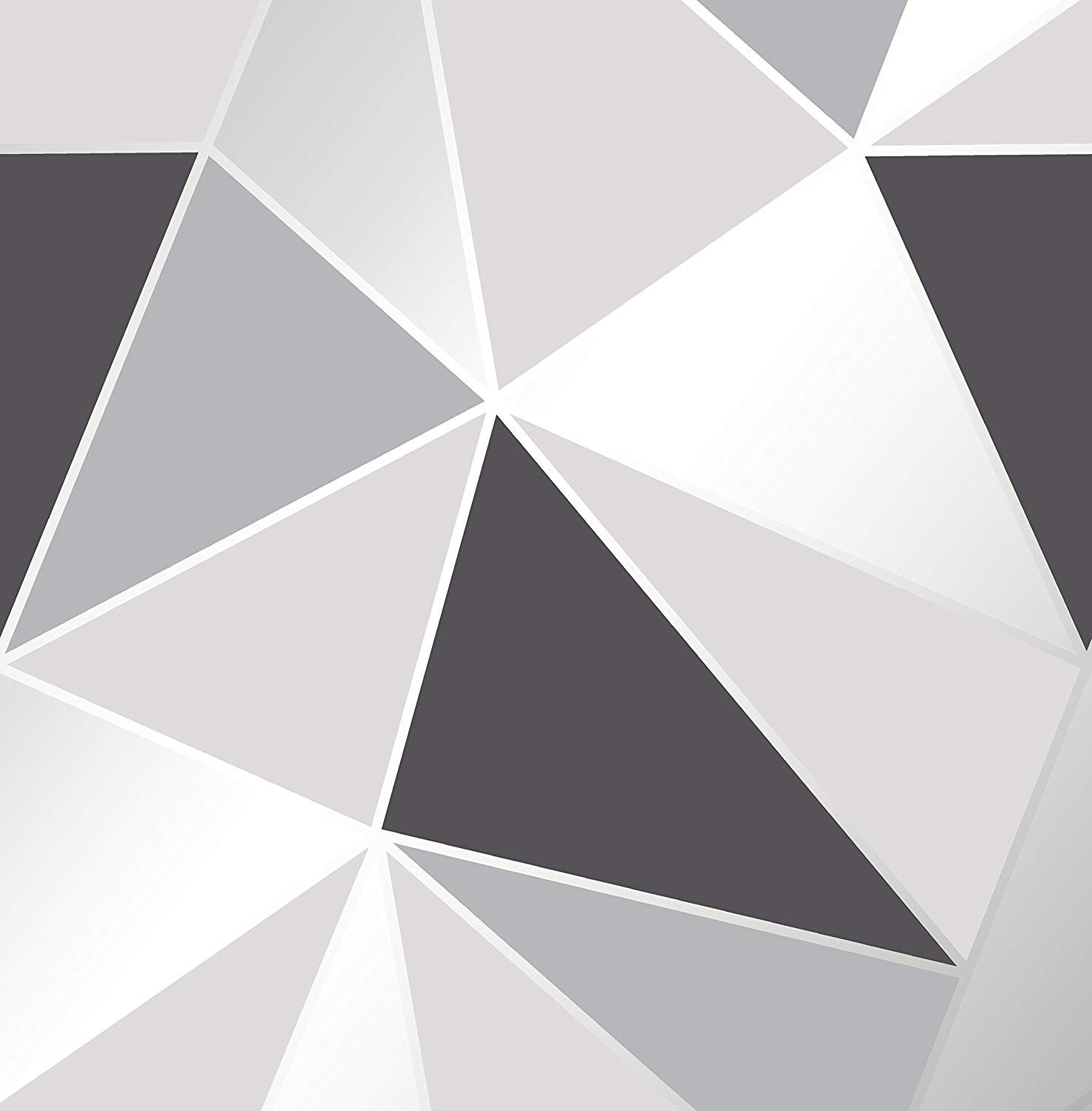 Gray Geometric Pattern Wallpaper
