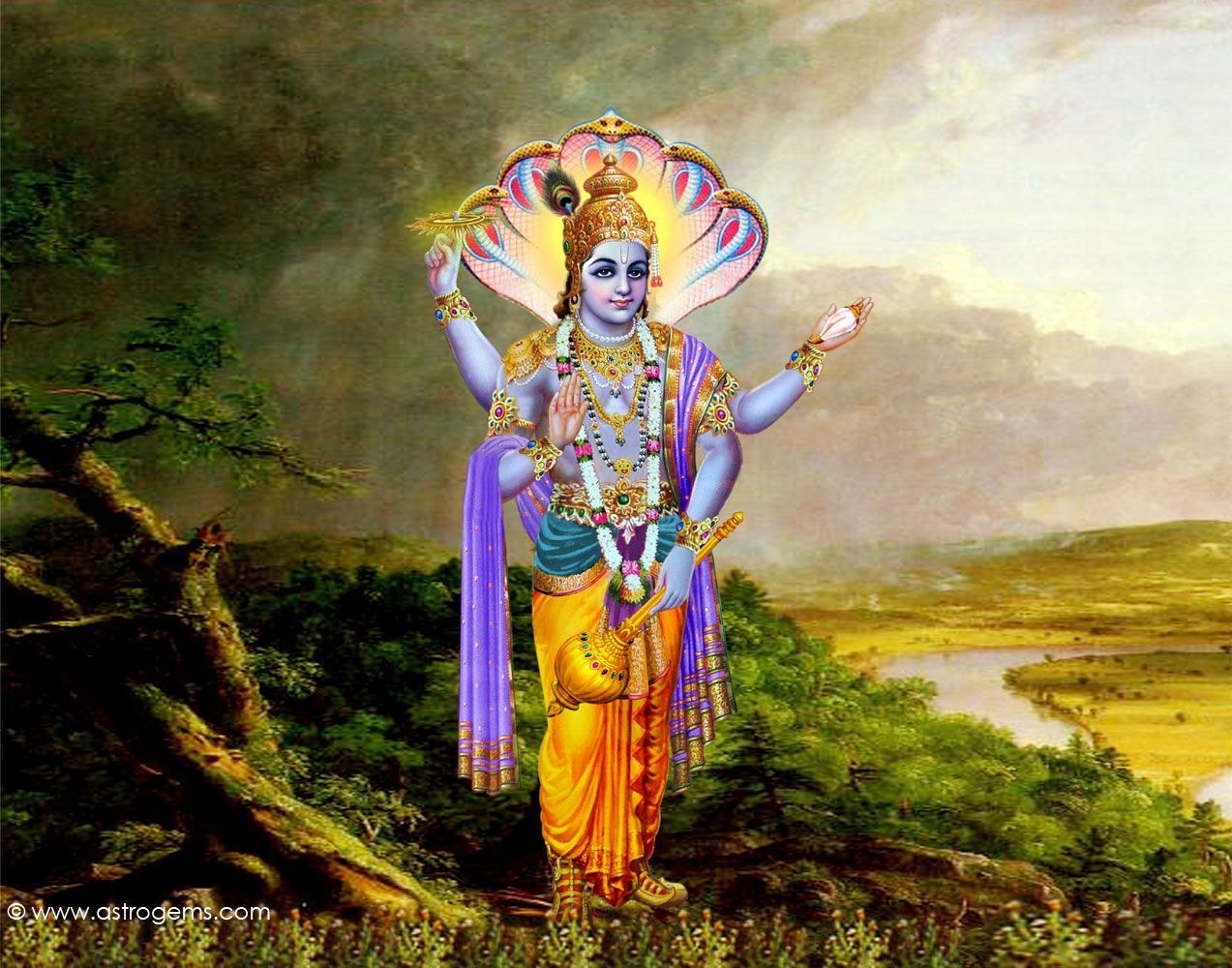 Lord Narayana Wallpapers - Wallpaper Cave