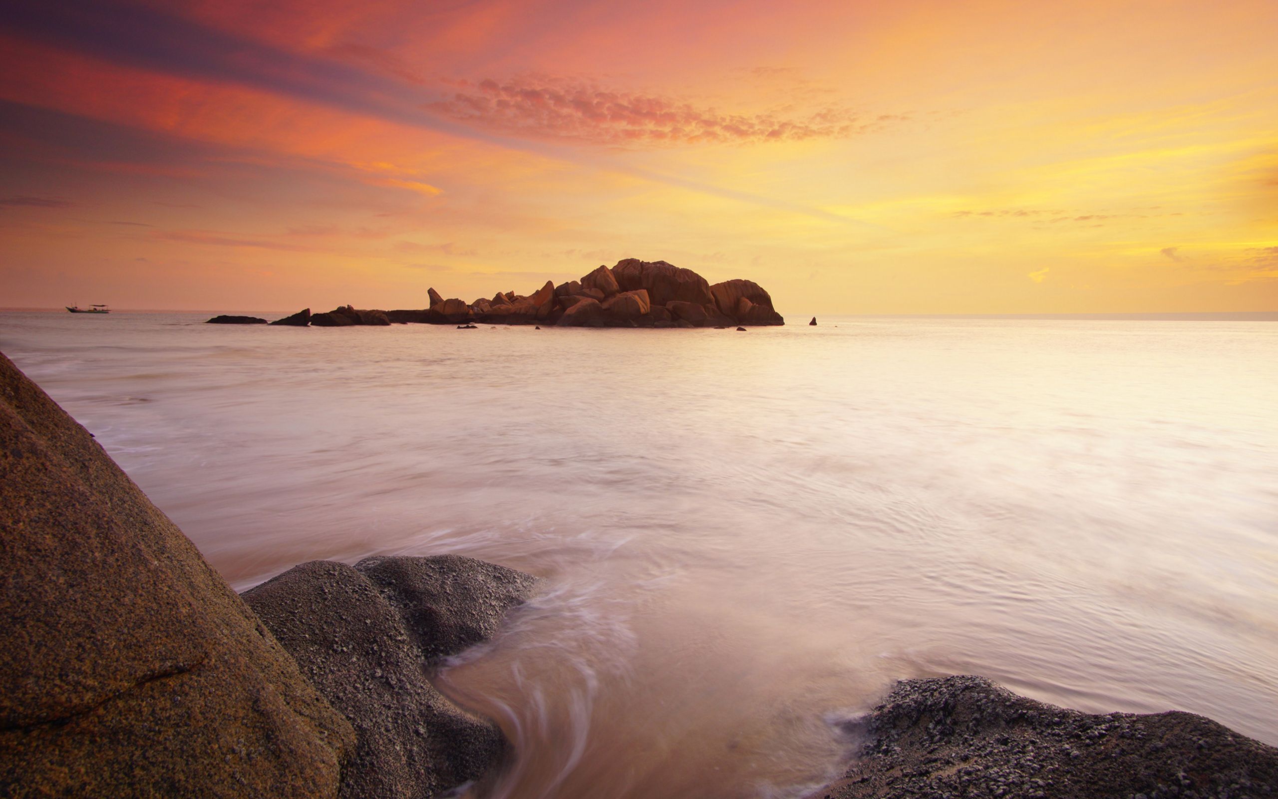 Seashore Sunset Wallpapers - Wallpaper Cave