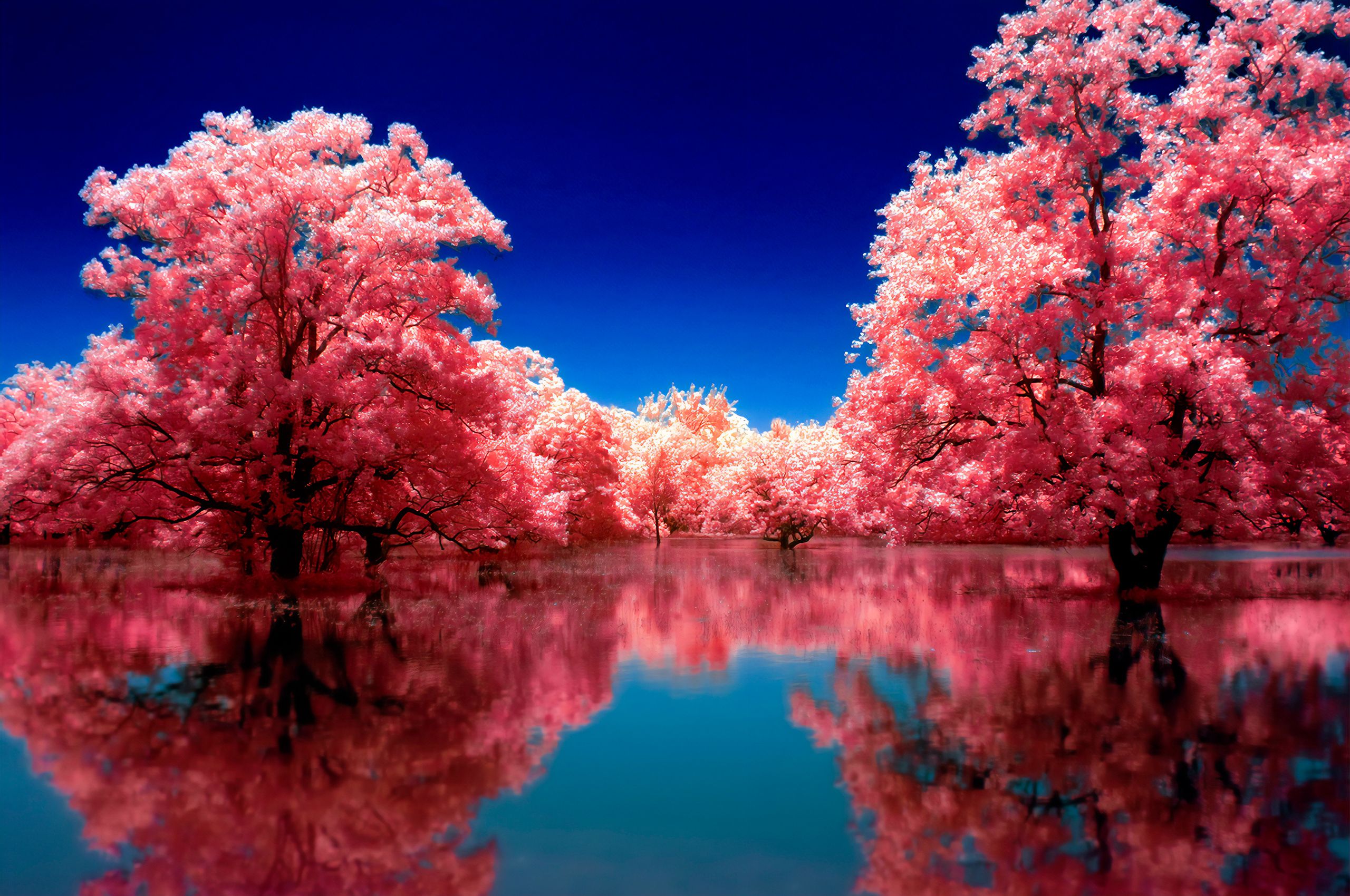 Reflections Trees Wallpapers - Wallpaper Cave