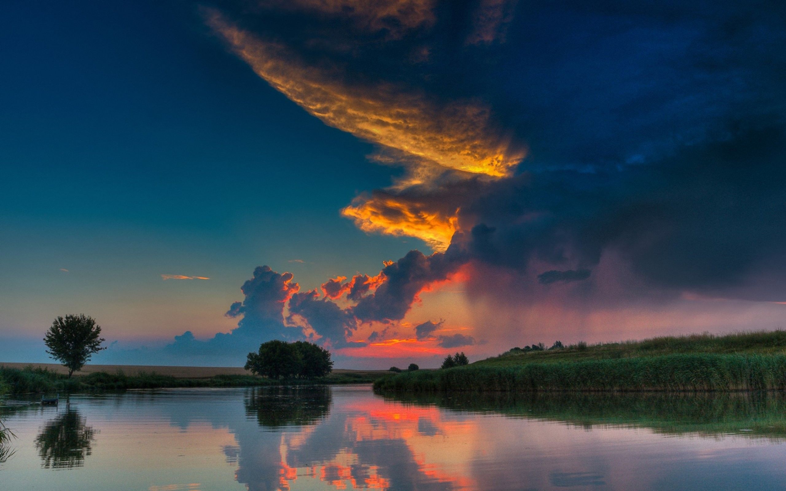 Colourful Clouds Reflection Wallpapers - Wallpaper Cave