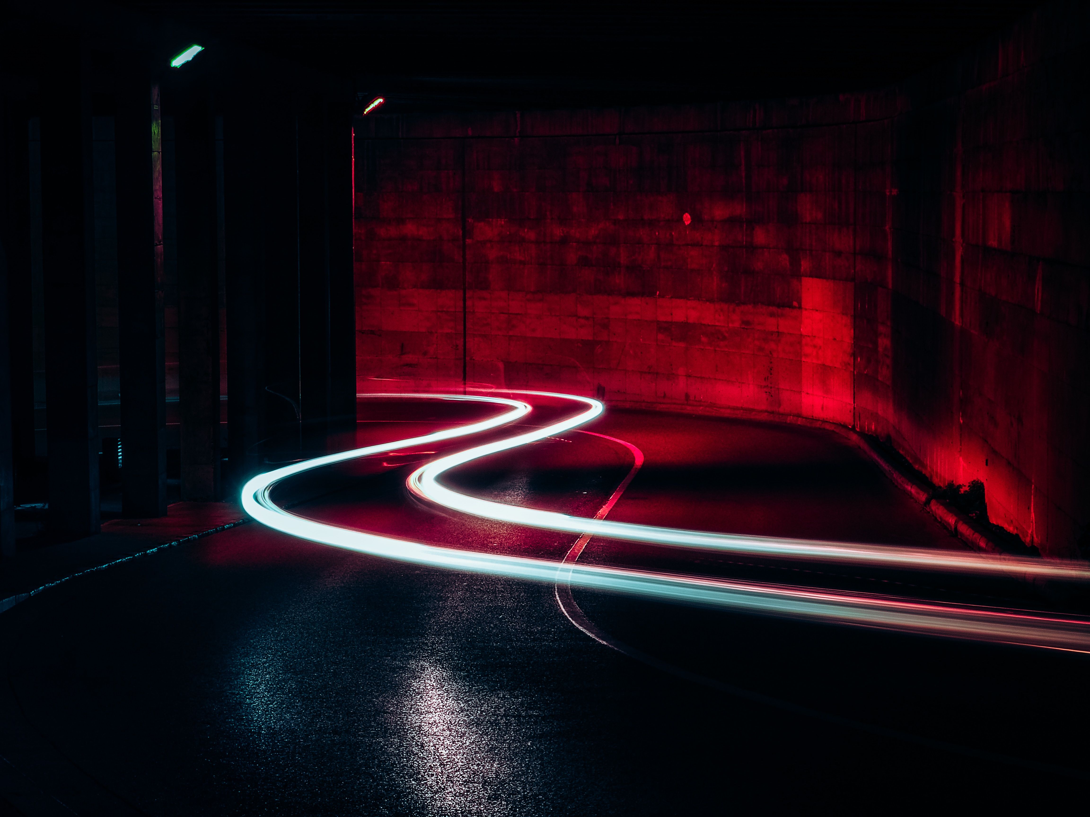 Road Long Exposure Glow Street Wallpapers - Wallpaper Cave