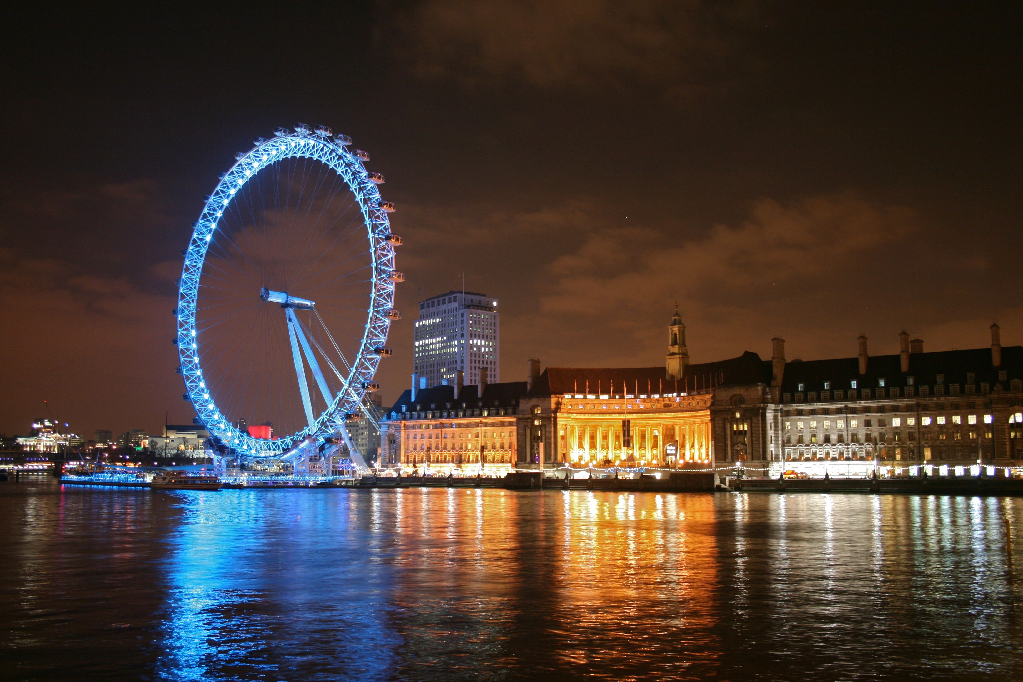 London Eye At Night Wallpapers - Wallpaper Cave