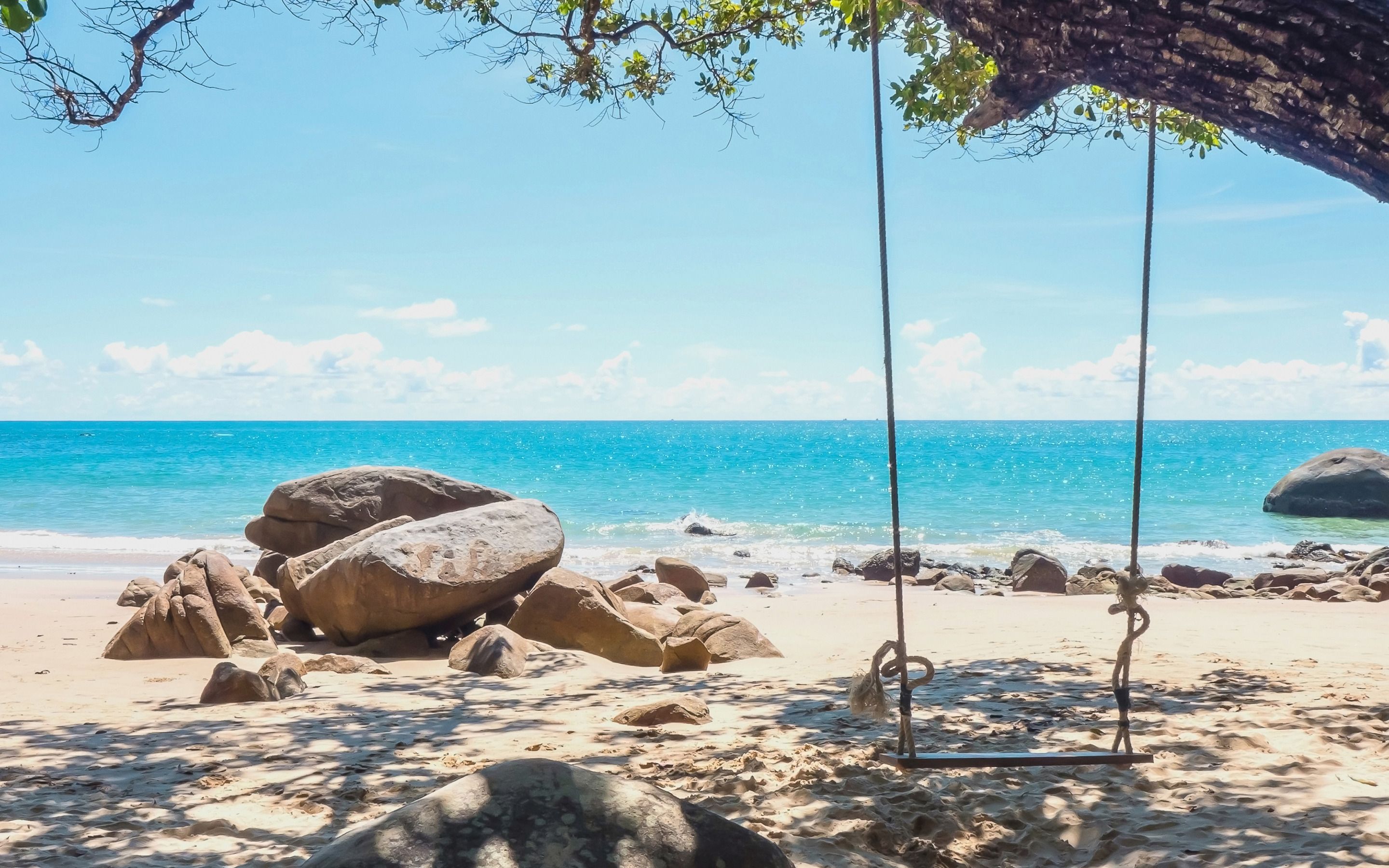 Swing On The Beach Wallpapers - Wallpaper Cave