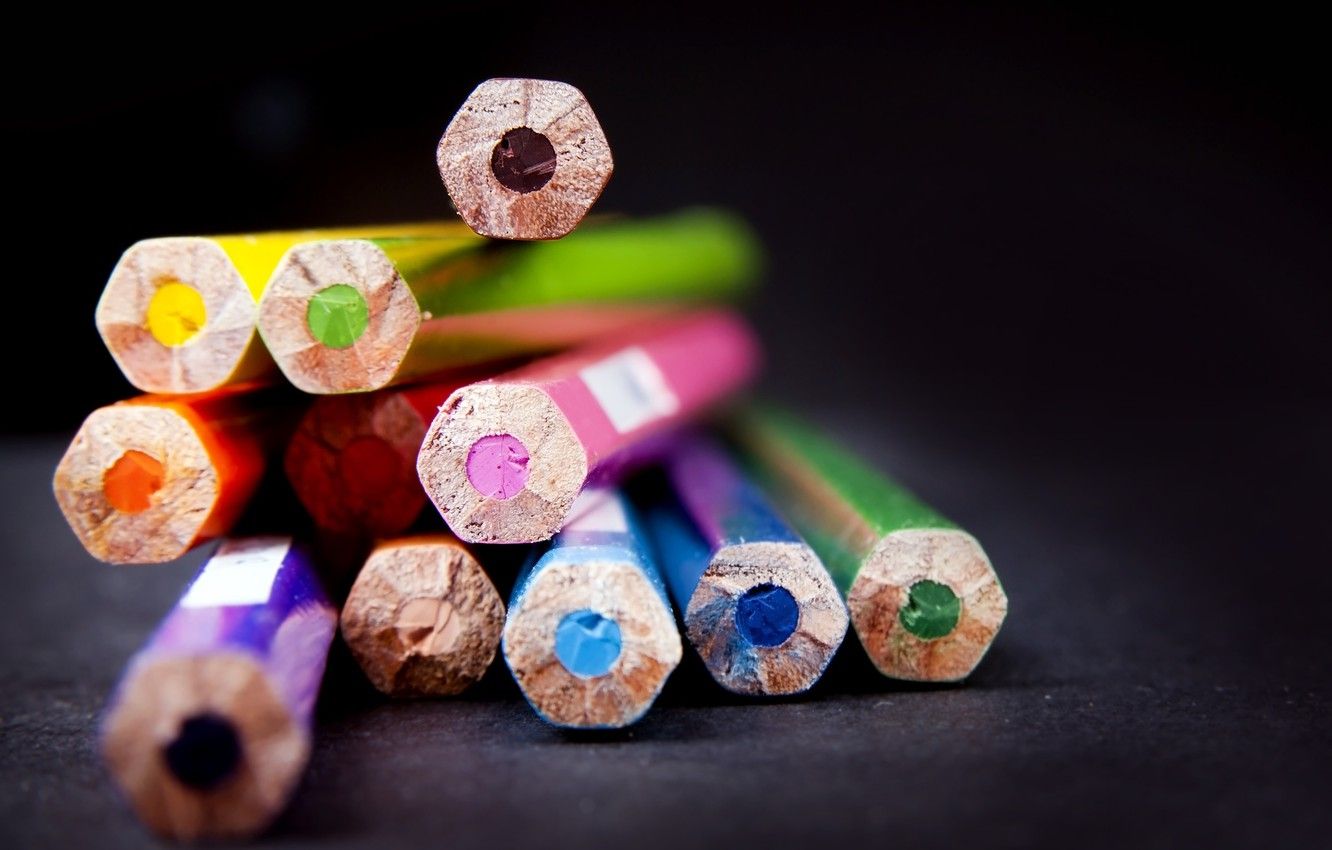 Macro Pencils Colorful HD Wallpapers - Wallpaper Cave