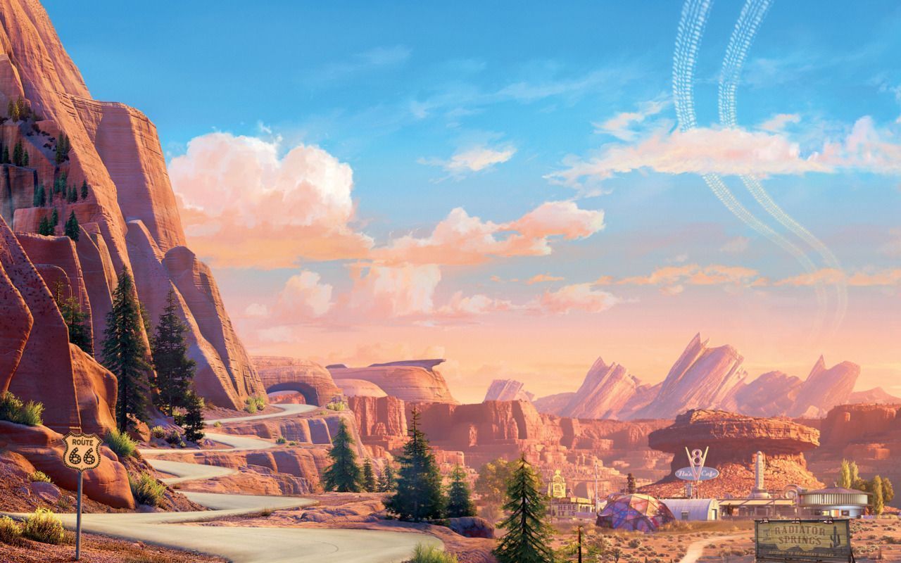 Desktop Radiator Springs Wallpapers Wallpaper Cave
