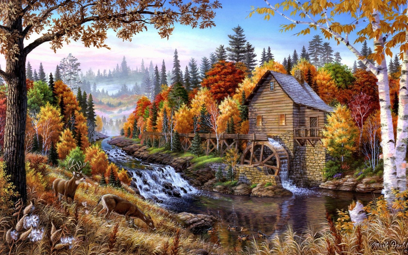 Old Mill Cottage Wallpapers - Wallpaper Cave