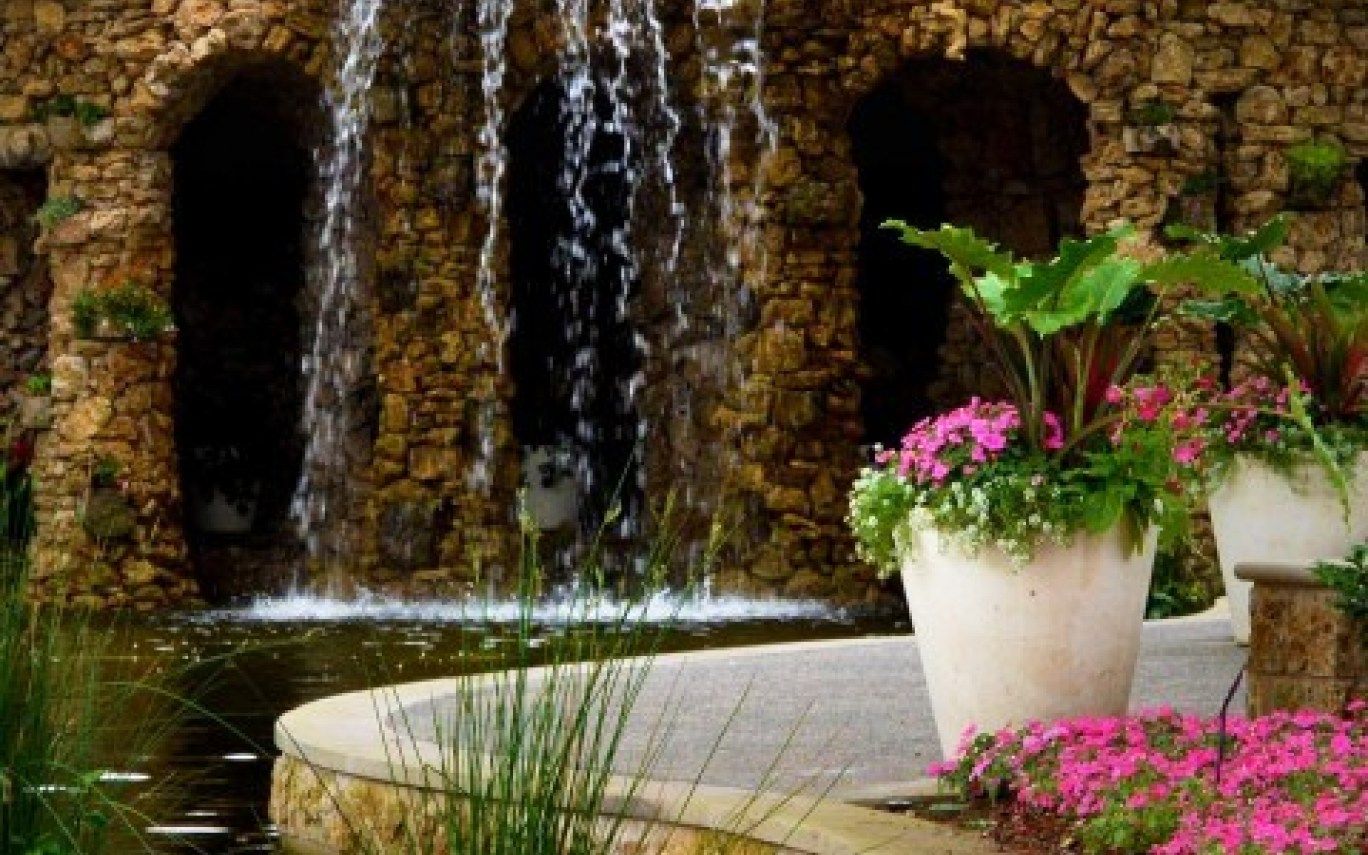 Waterfall Flowers Wallpapers - Wallpaper Cave
