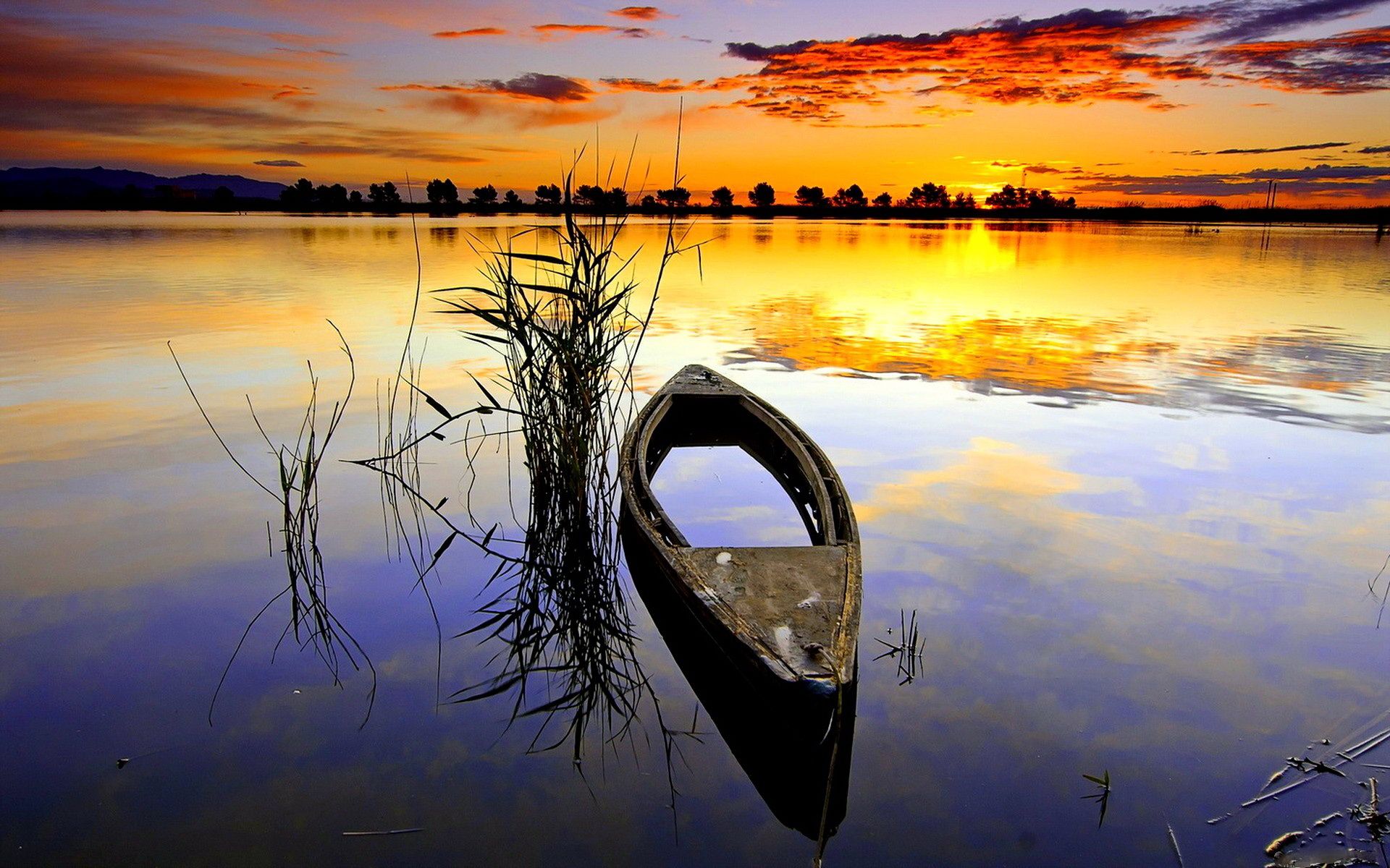 Lake Boats Reflection Wallpapers - Wallpaper Cave