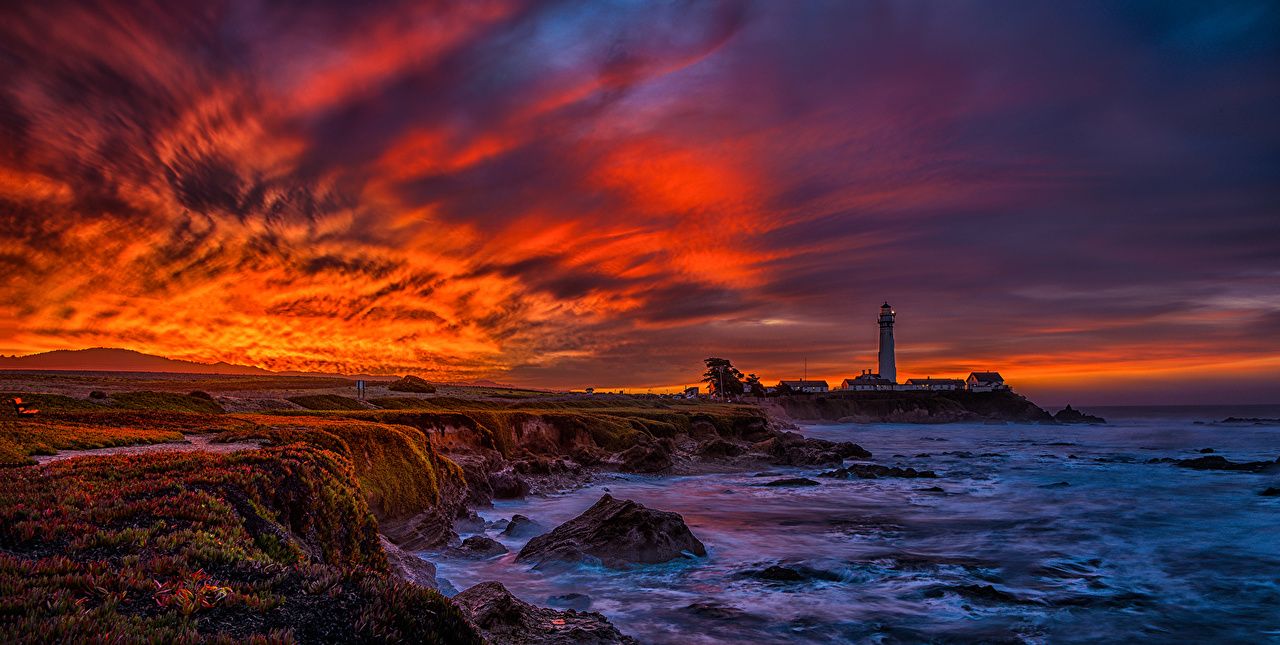 Lighthouse Sunrise And Sunset Wallpapers - Wallpaper Cave