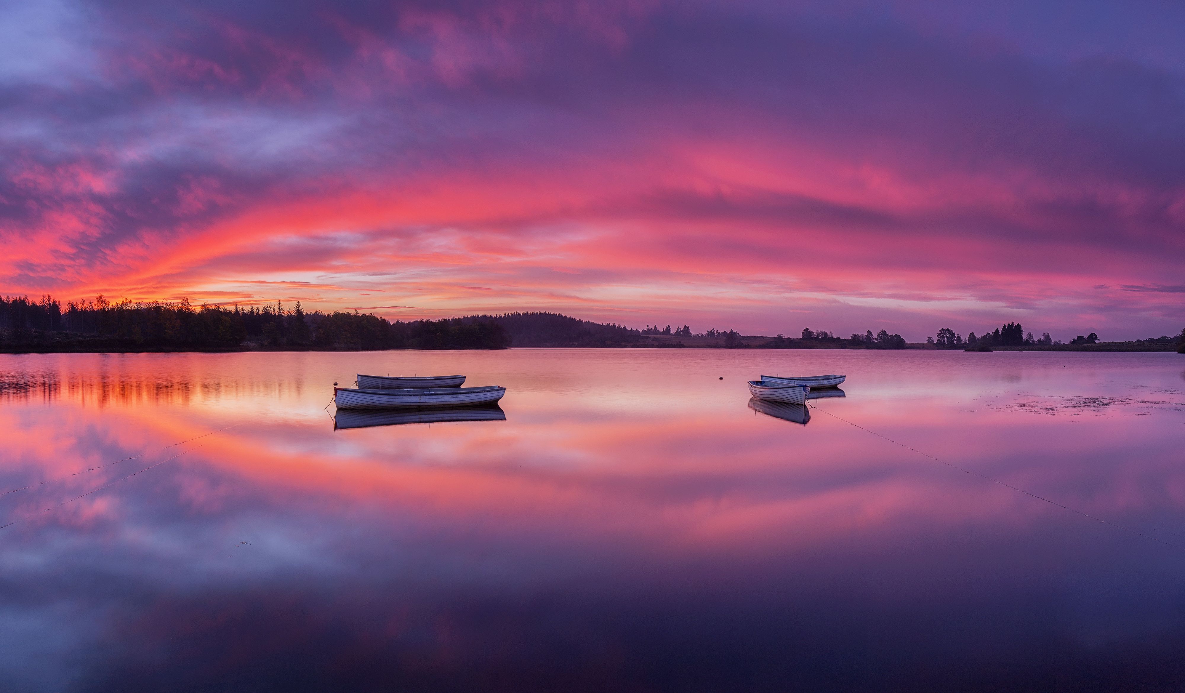 Lake Boats Reflection Wallpapers - Wallpaper Cave