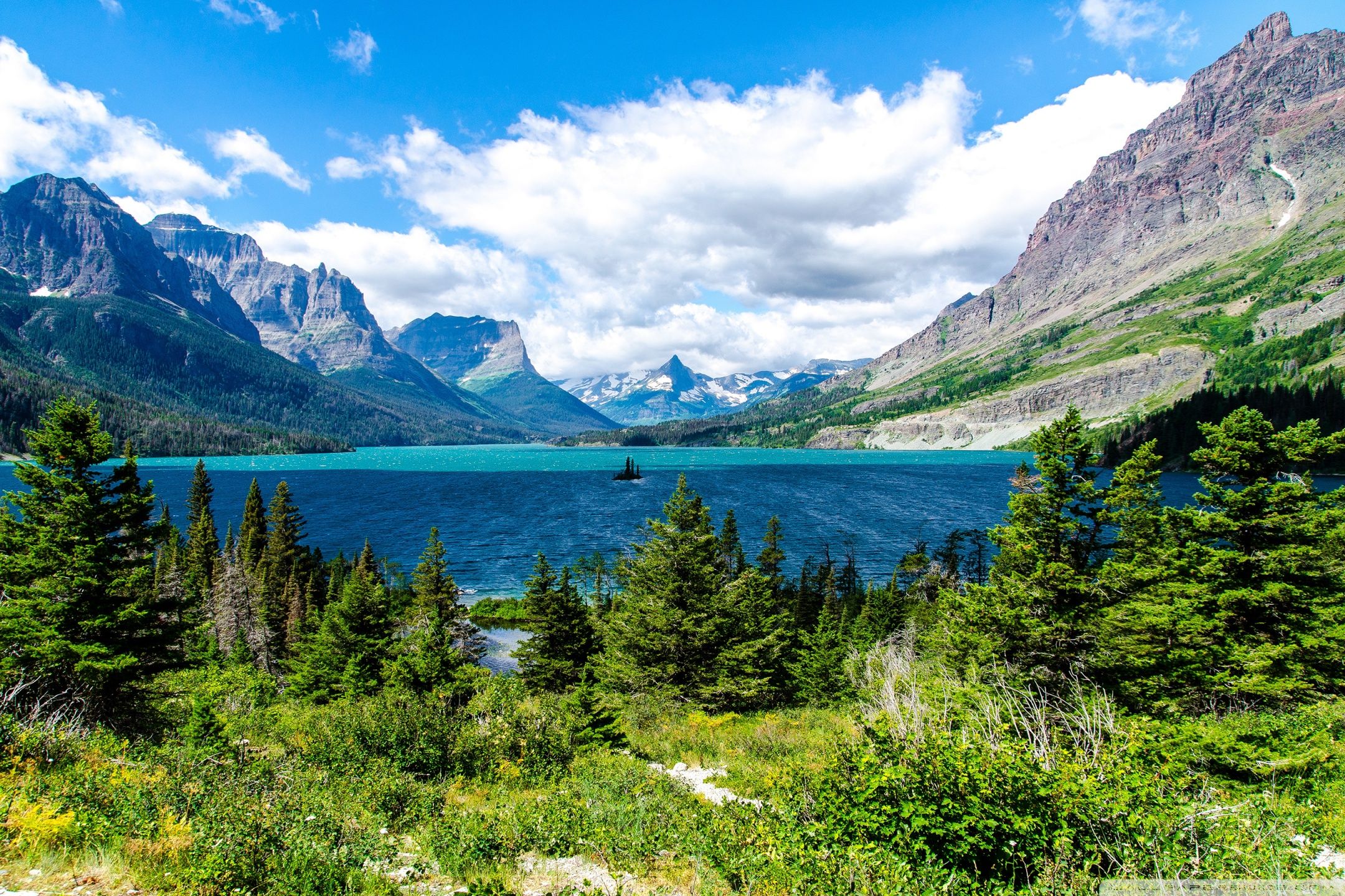 McDonald Lake Glacier National Park Wallpapers - Wallpaper Cave