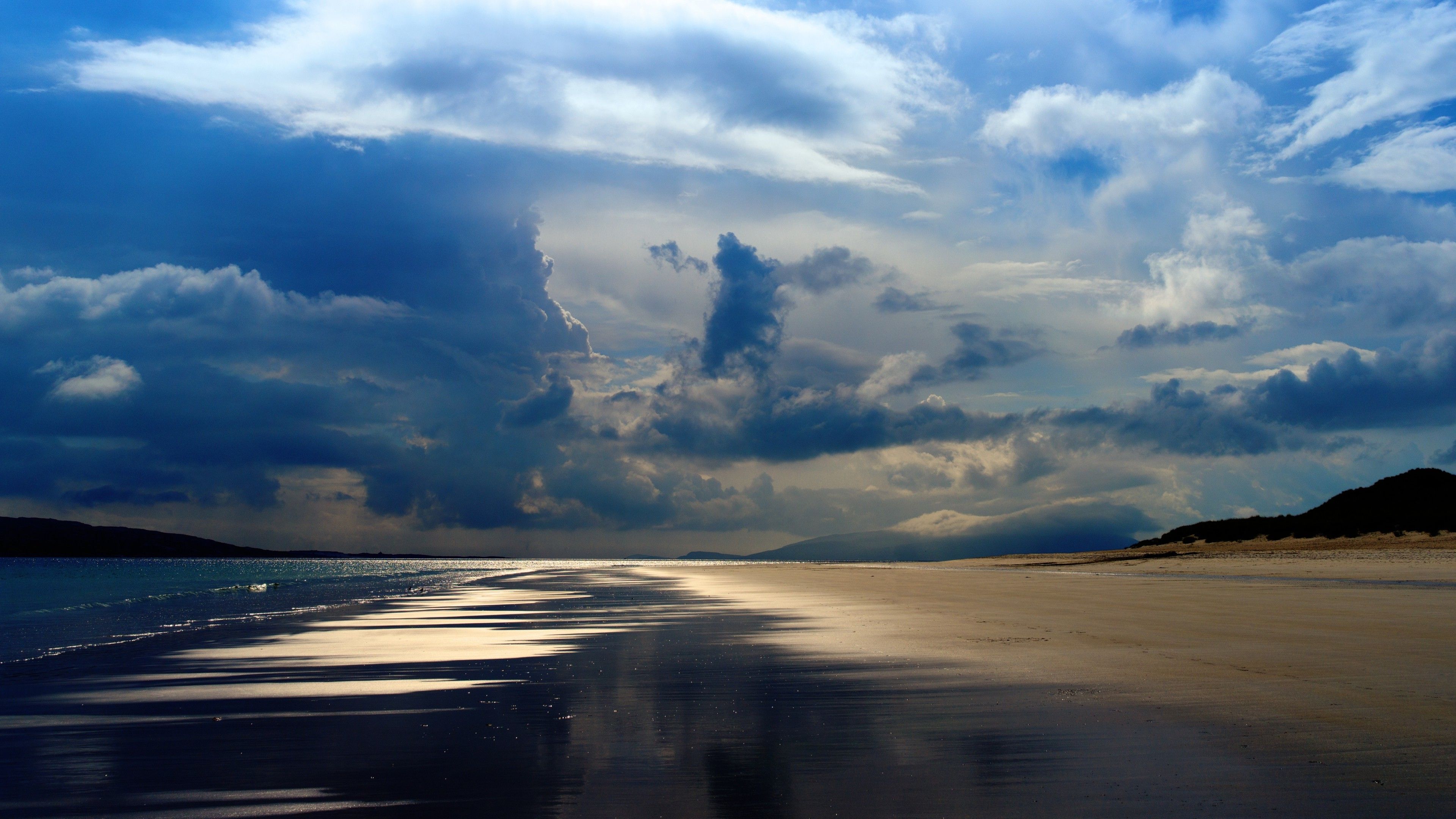 Mountain Clouds Beach Reflection Wallpapers - Wallpaper Cave