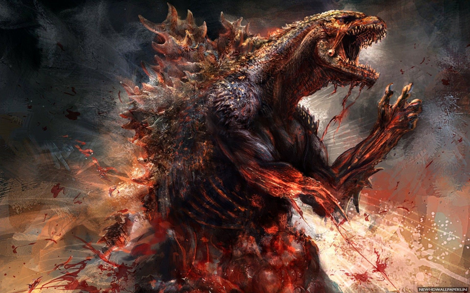 Godzilla Face Wallpapers - Wallpaper Cave
