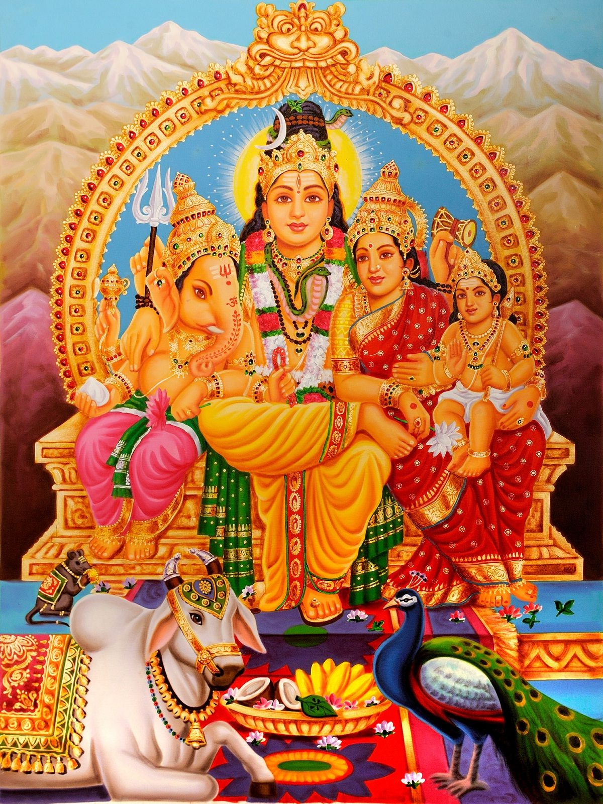 Lord Shiva Family HD Mobile Wallpapers - Wallpaper Cave