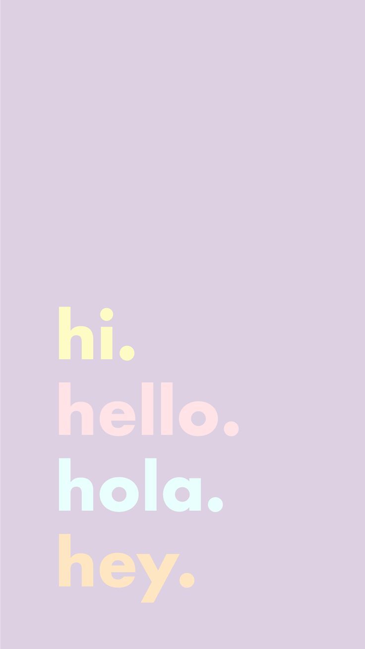 Hello Word Wallpapers - Wallpaper Cave