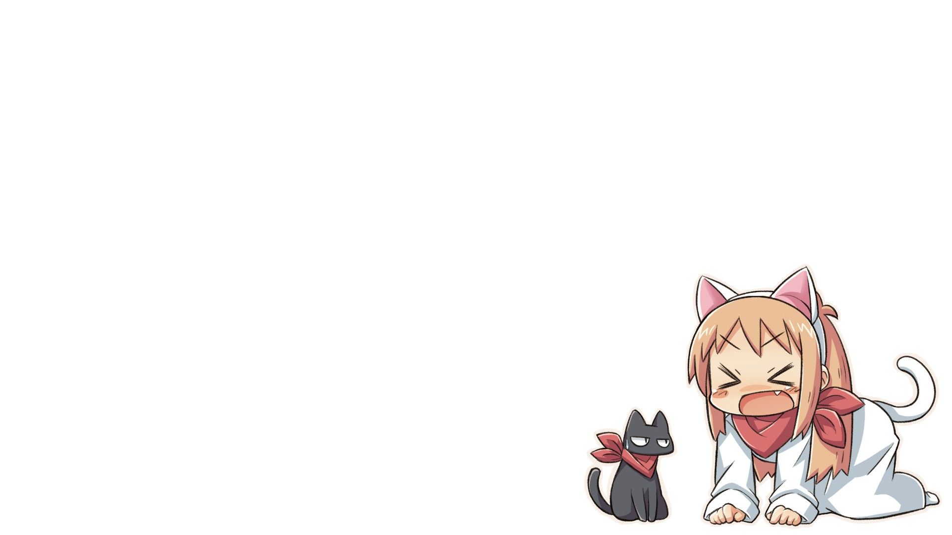 Anime Cat PC Wallpapers - Wallpaper Cave