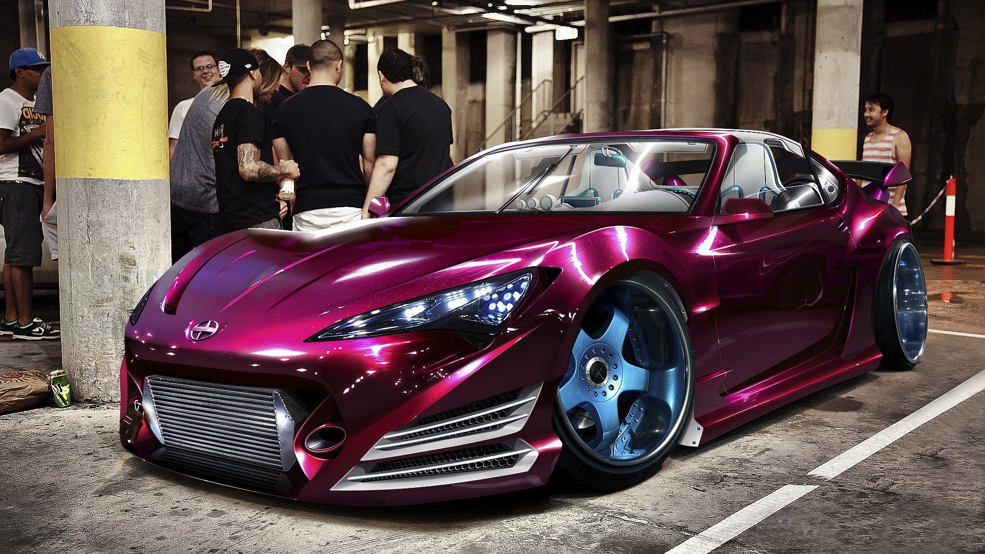 Pink And Purple Car Desktop Wallpapers - Wallpaper Cave