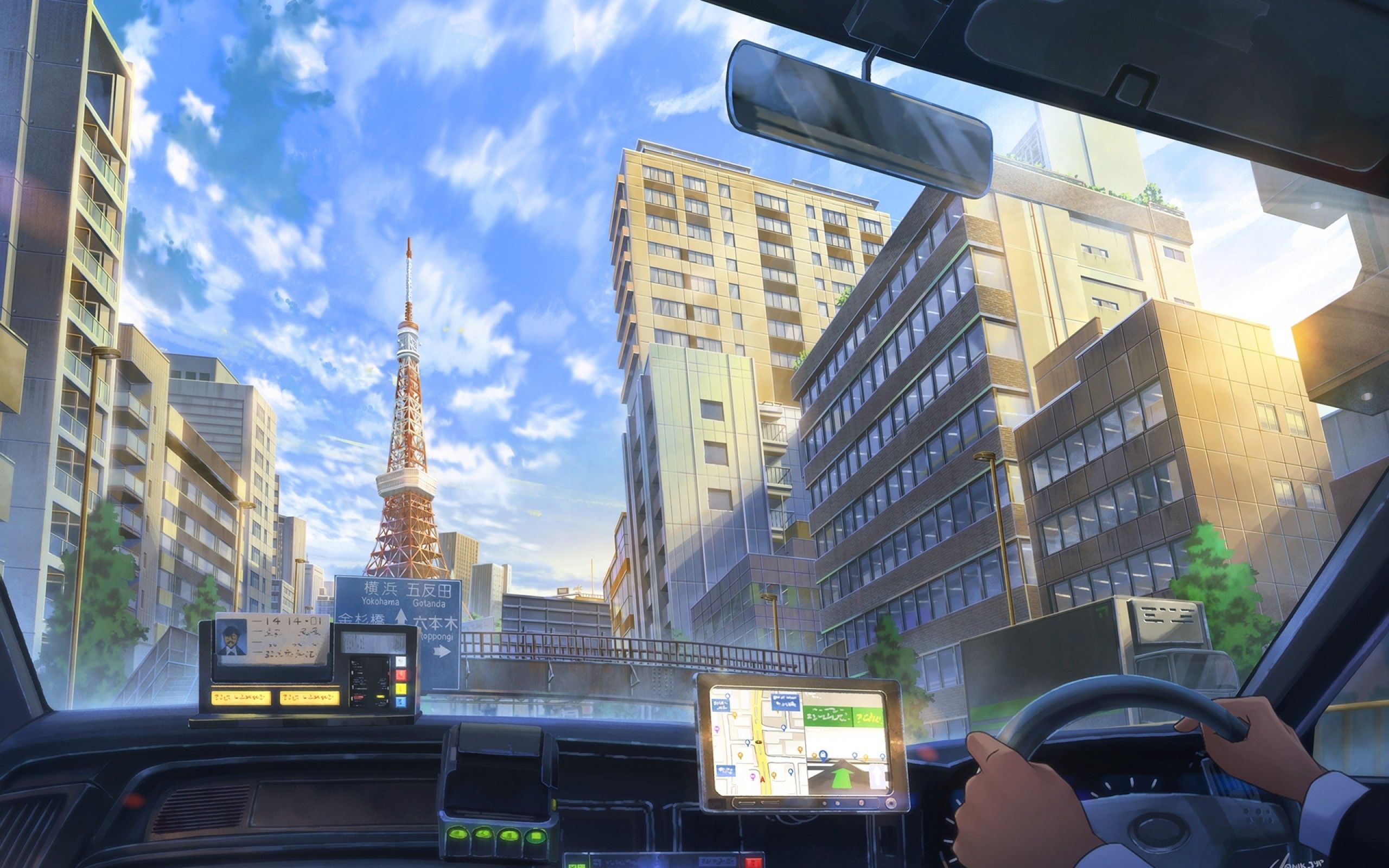 City Anime Tower Wallpapers - Wallpaper Cave