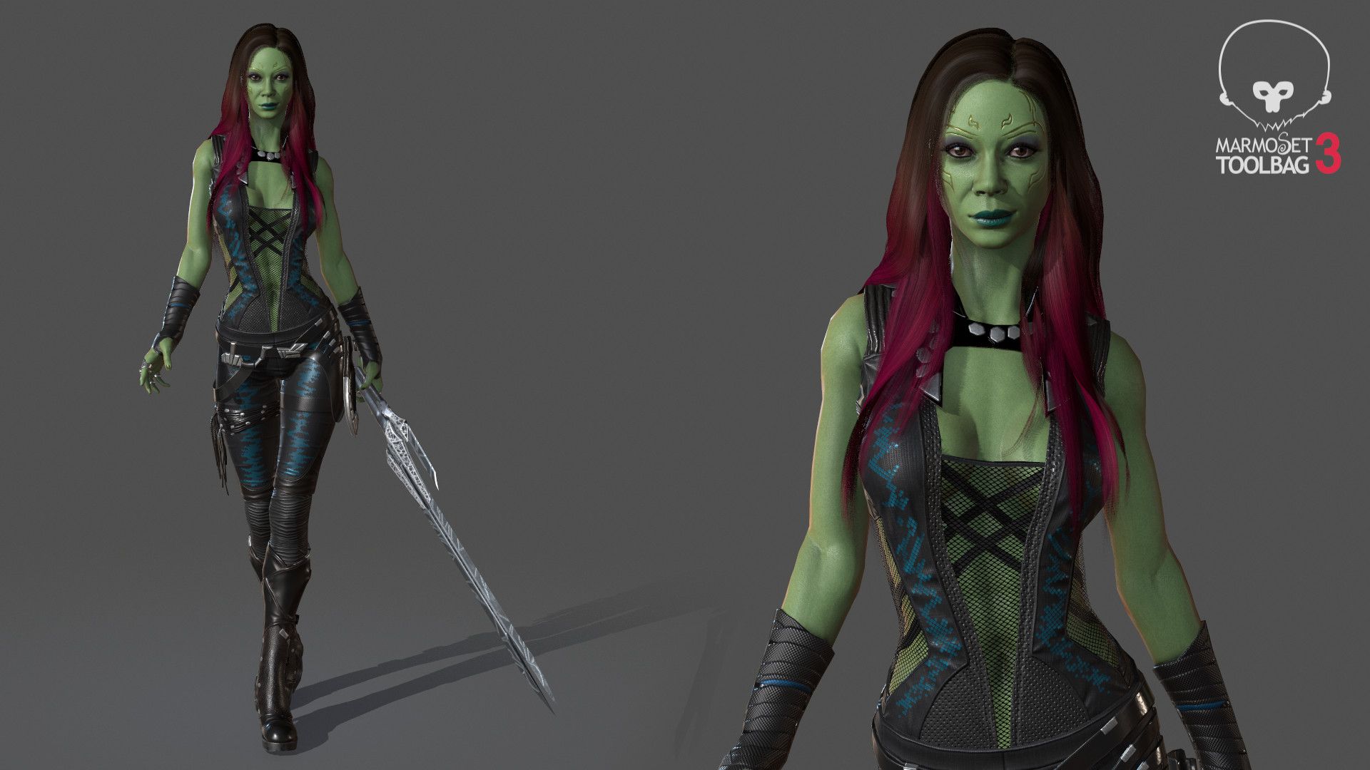 Gamora HD Close Up Wallpapers - Wallpaper Cave