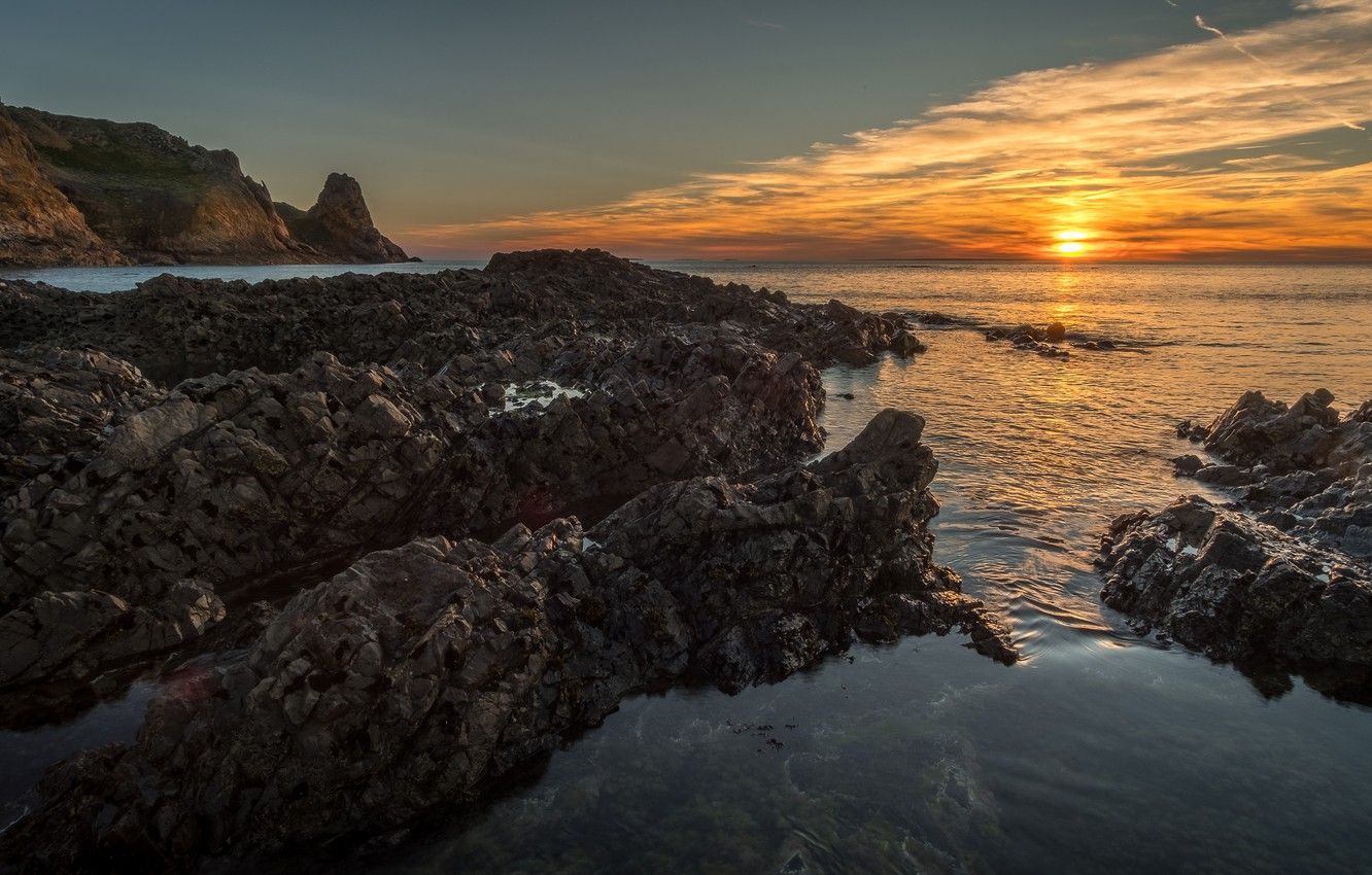 Relief Rocks Coast Clouds HD Wallpapers - Wallpaper Cave