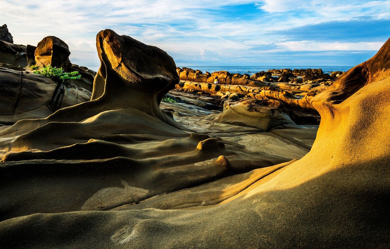 Relief Rocks Coast Clouds HD Wallpapers - Wallpaper Cave