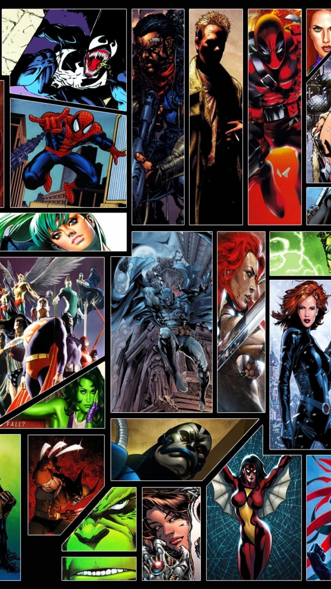 Comic Phone DC And Marvel Wallpapers - Wallpaper Cave