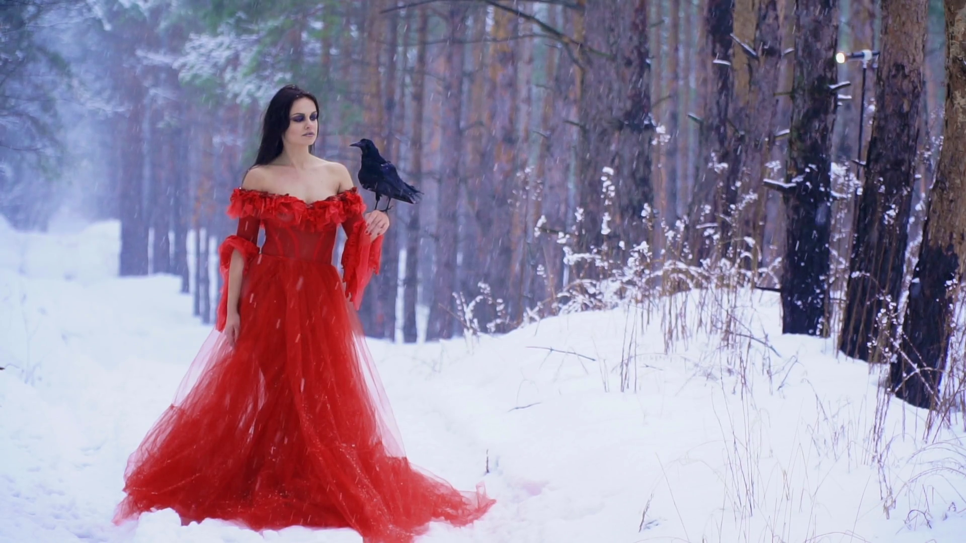 Red Dressed Girl Wallpapers - Wallpaper Cave