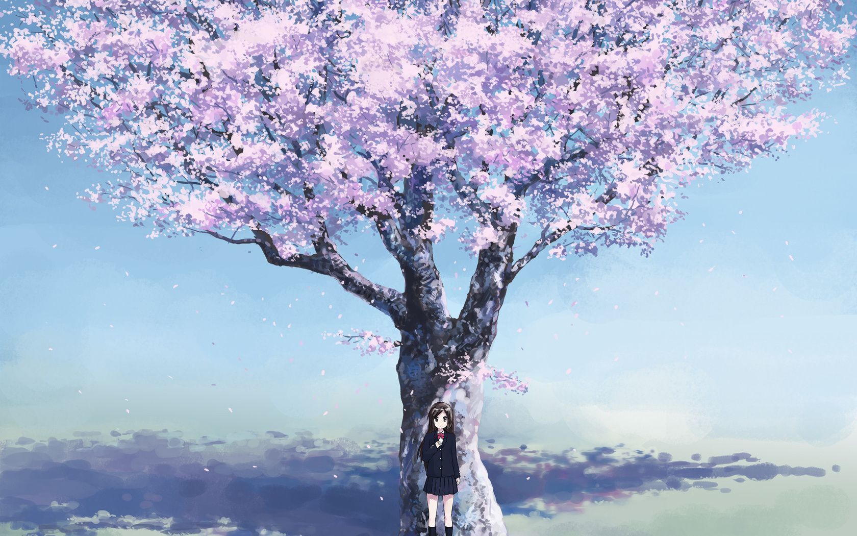 Blossom Tree Anime Wallpapers - Wallpaper Cave