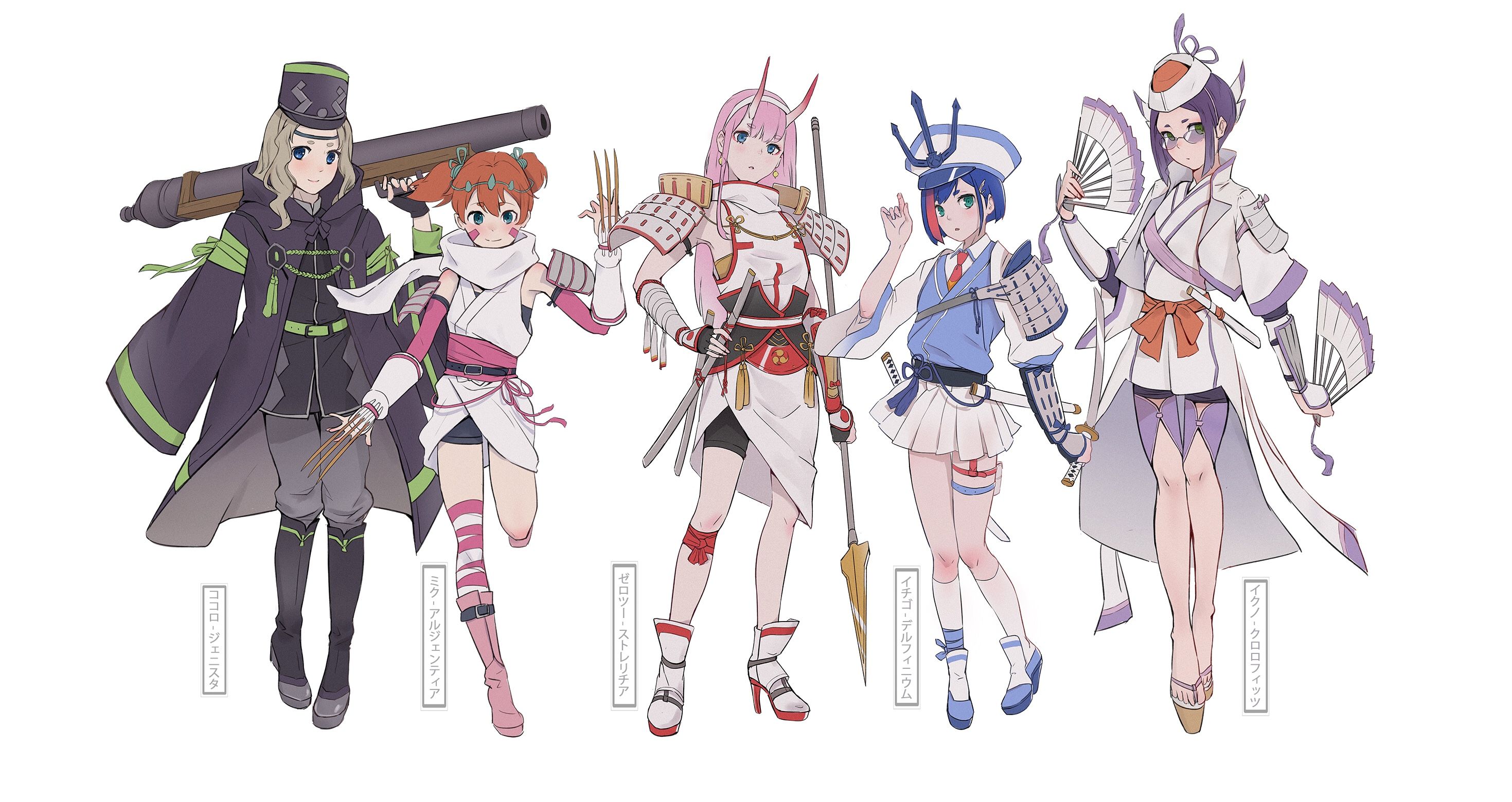Darling In The Franxx Group Photo Wallpapers - Wallpaper Cave