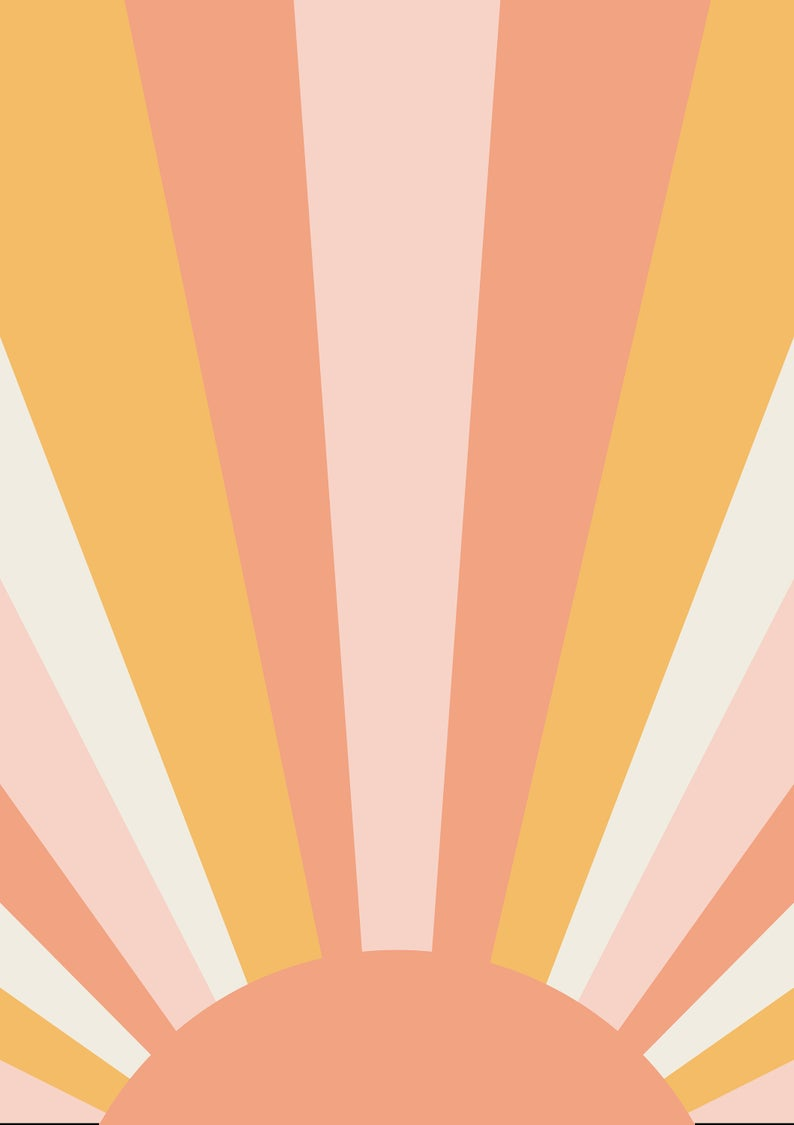 Retro Vibe Sun Wallpapers - Wallpaper Cave