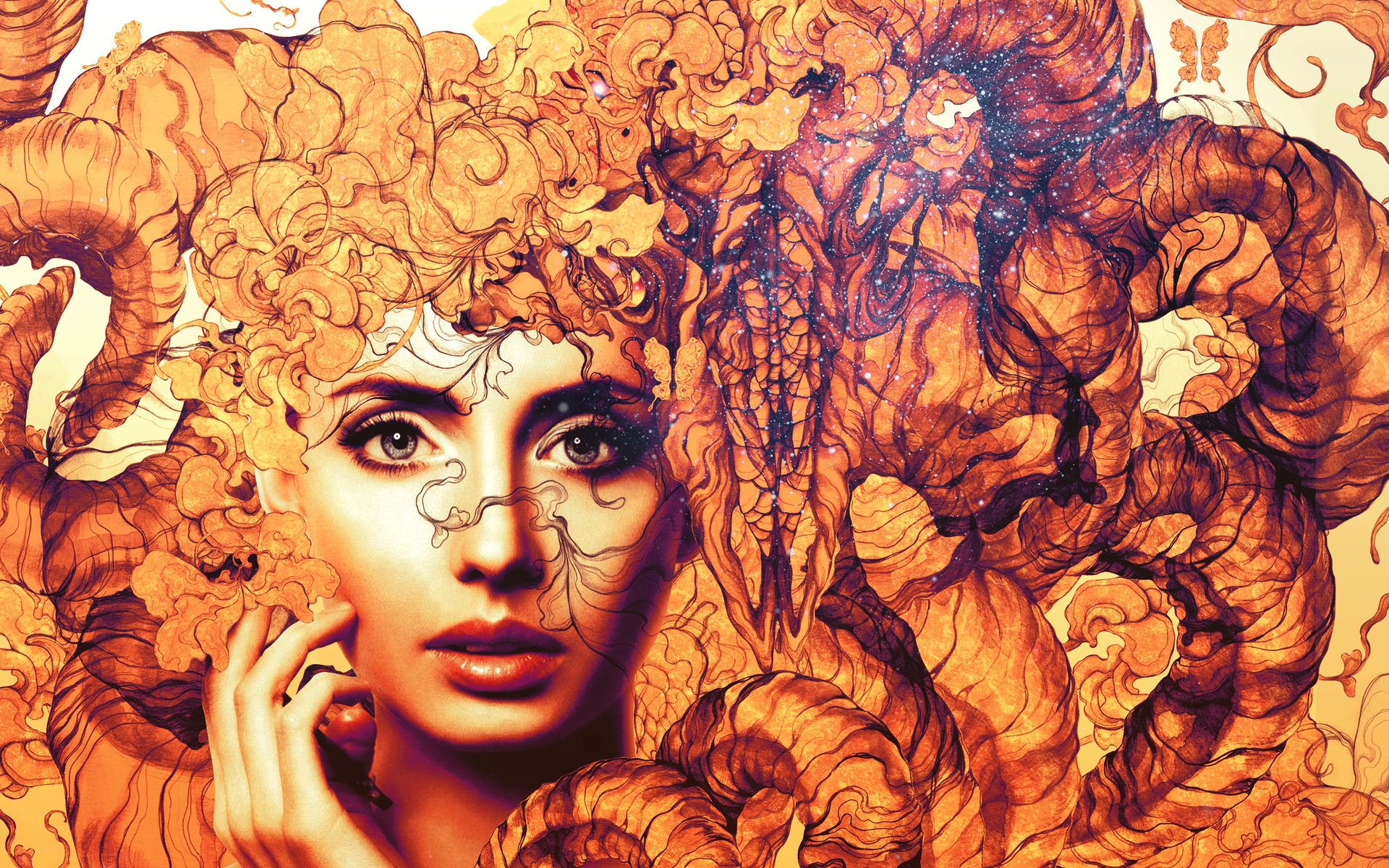 Girls Art Wallpapers - Wallpaper Cave