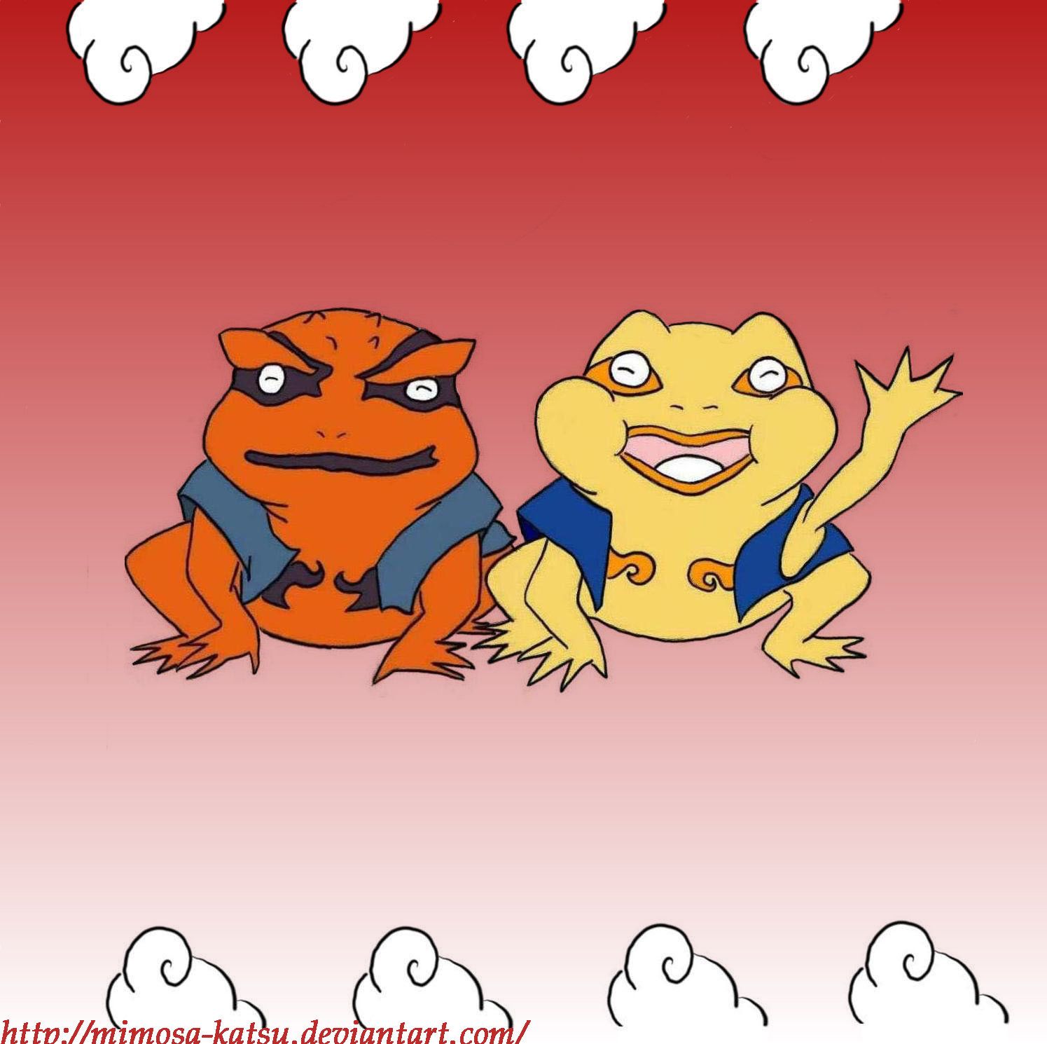 Gamakichi And Gamatatsu