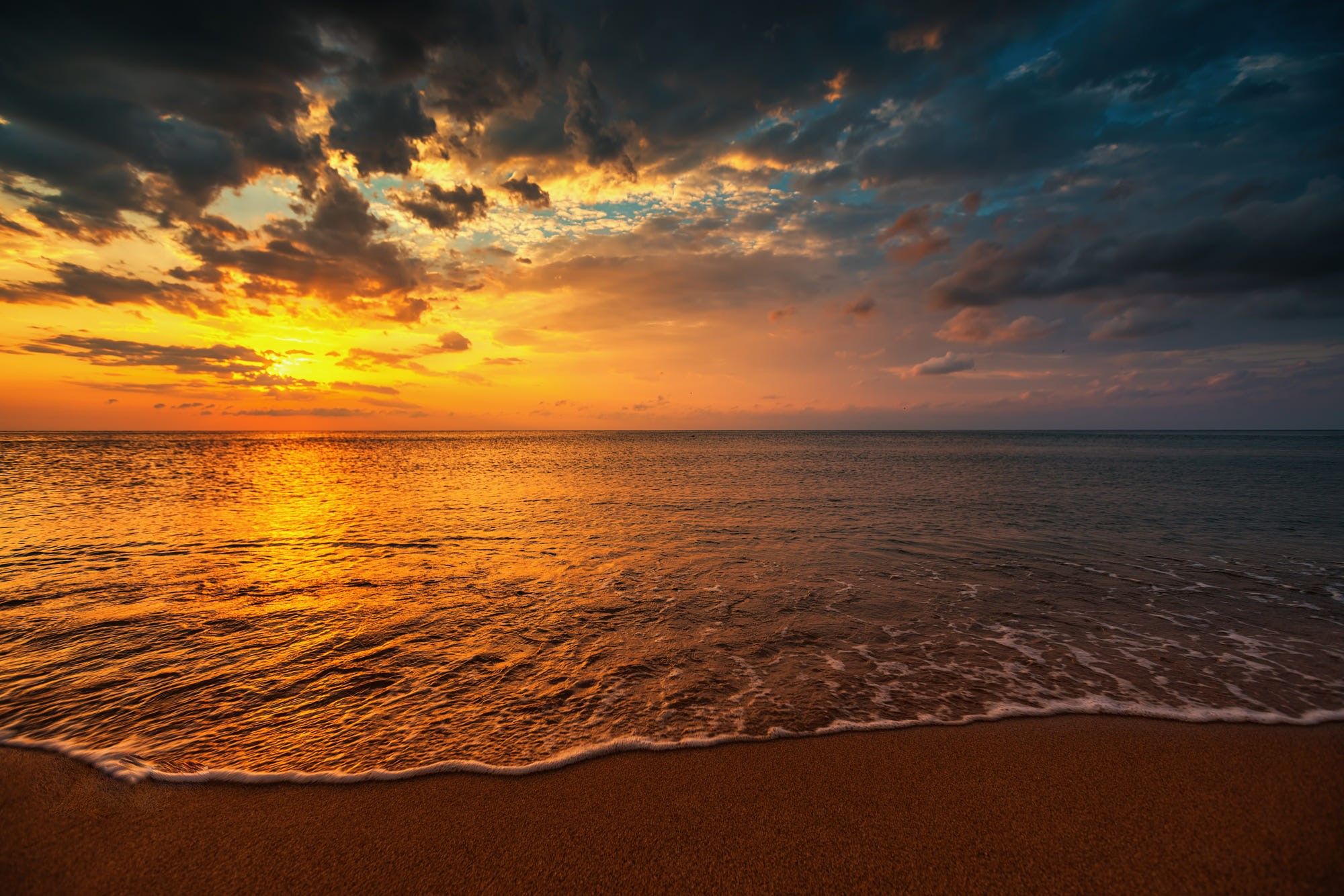 Earth Ocean Sunset HD Wallpapers - Wallpaper Cave