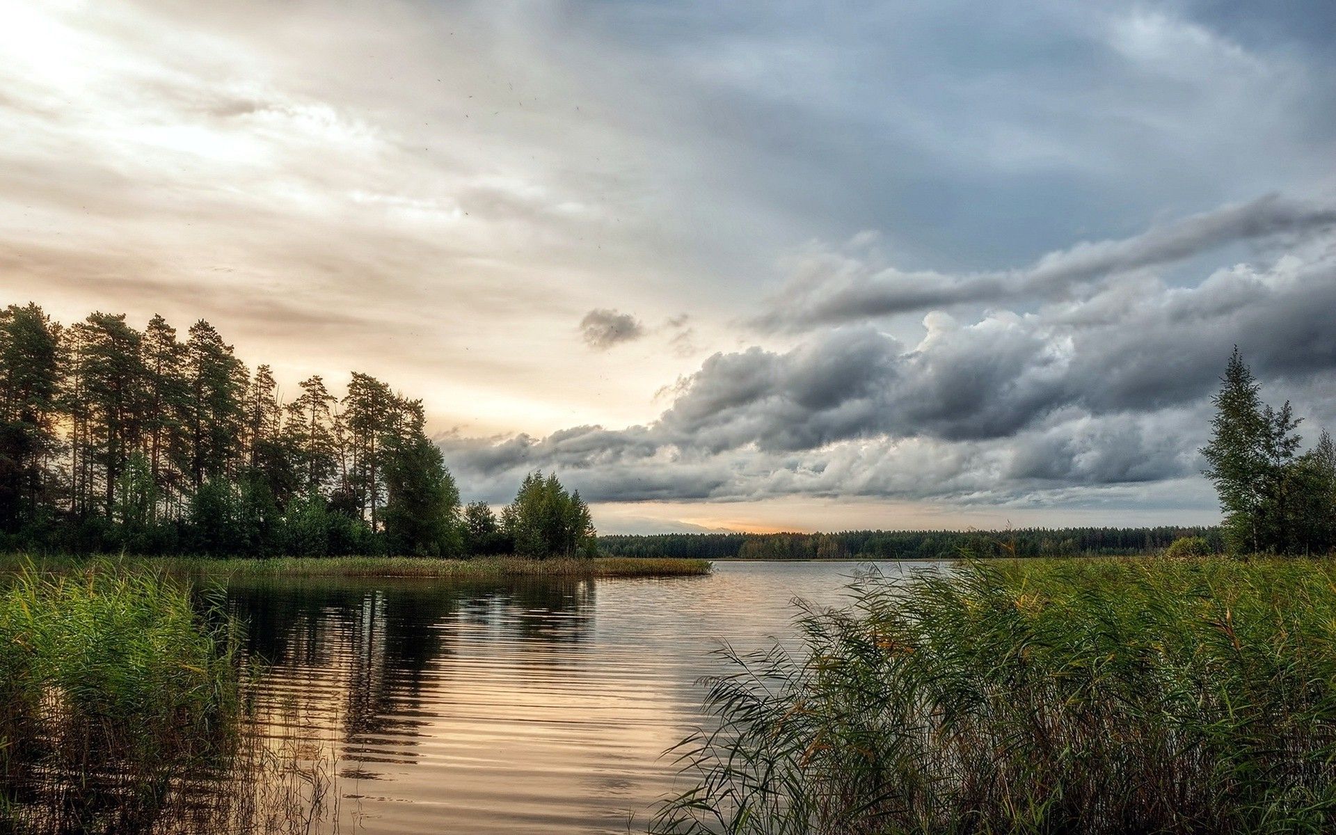 Trees Clouds Water HD Wallpapers - Wallpaper Cave