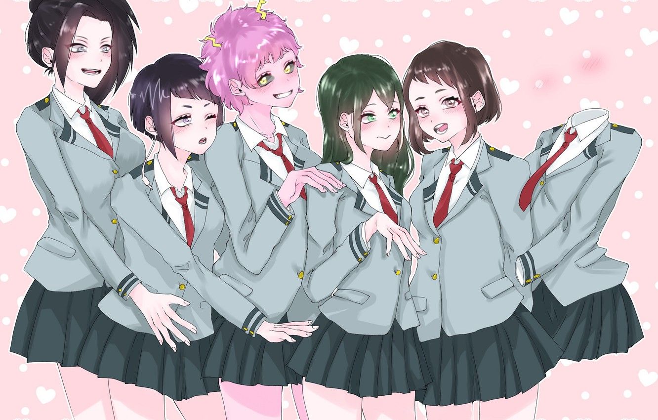 My Hero Academia The Girls Wallpapers - Wallpaper Cave