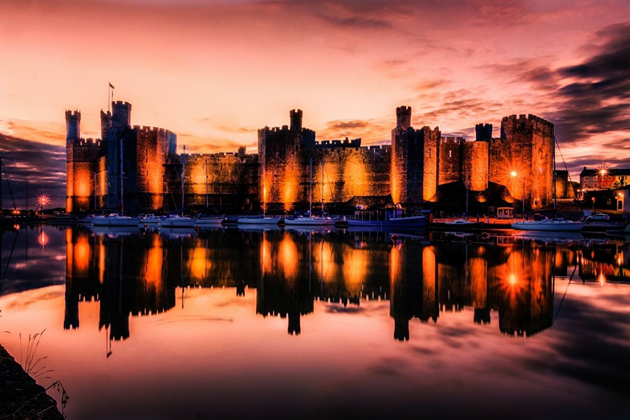 Castle At Sunset Wallpapers - Wallpaper Cave