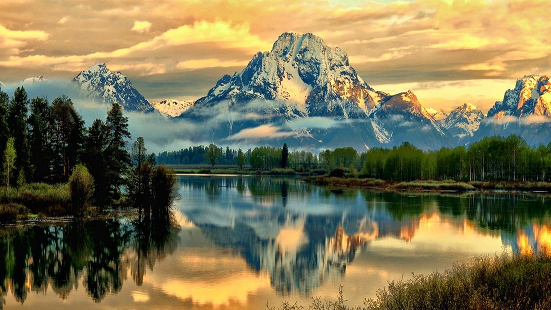Jackson Lake Grand Teton National Park Wyoming Wallpapers - Wallpaper Cave