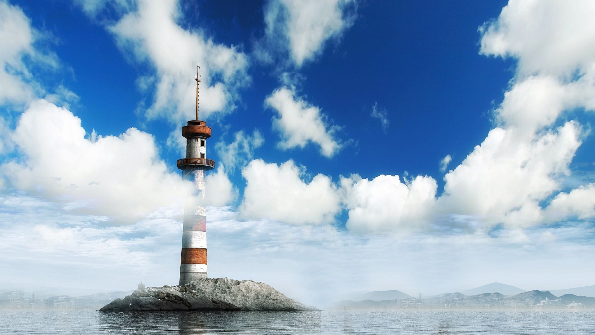 Lighthouse Clouds HD Wallpapers - Wallpaper Cave