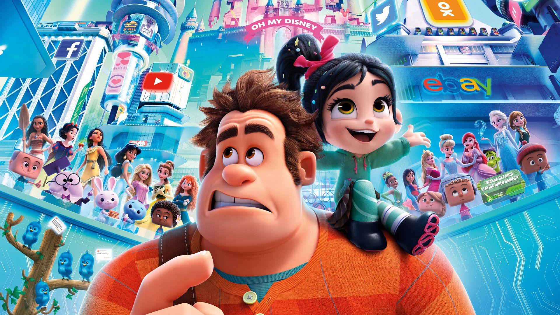 Ralph Breaks The Internet HD Wallpapers - Wallpaper Cave