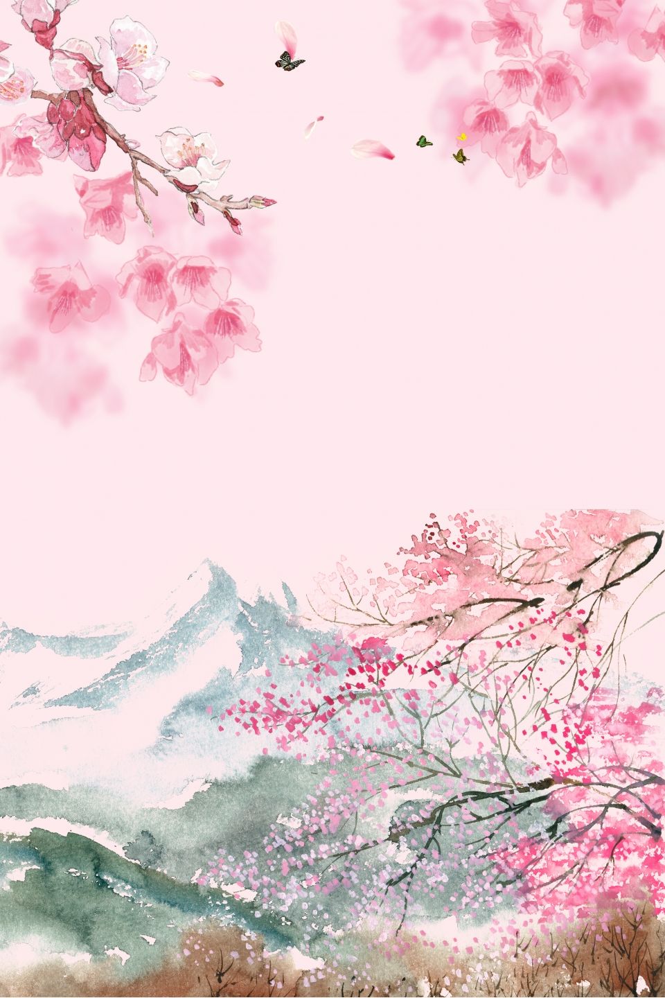 Anime Trees Pink Wallpapers - Wallpaper Cave