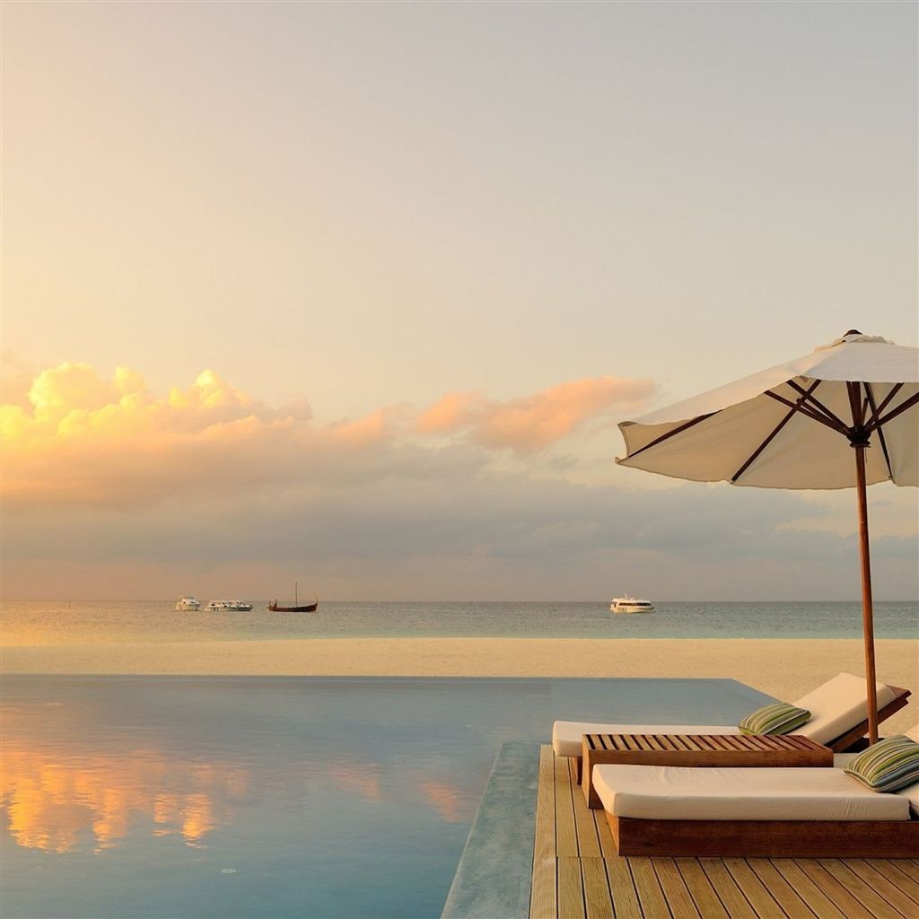 Sunset Pool Wallpapers - Wallpaper Cave