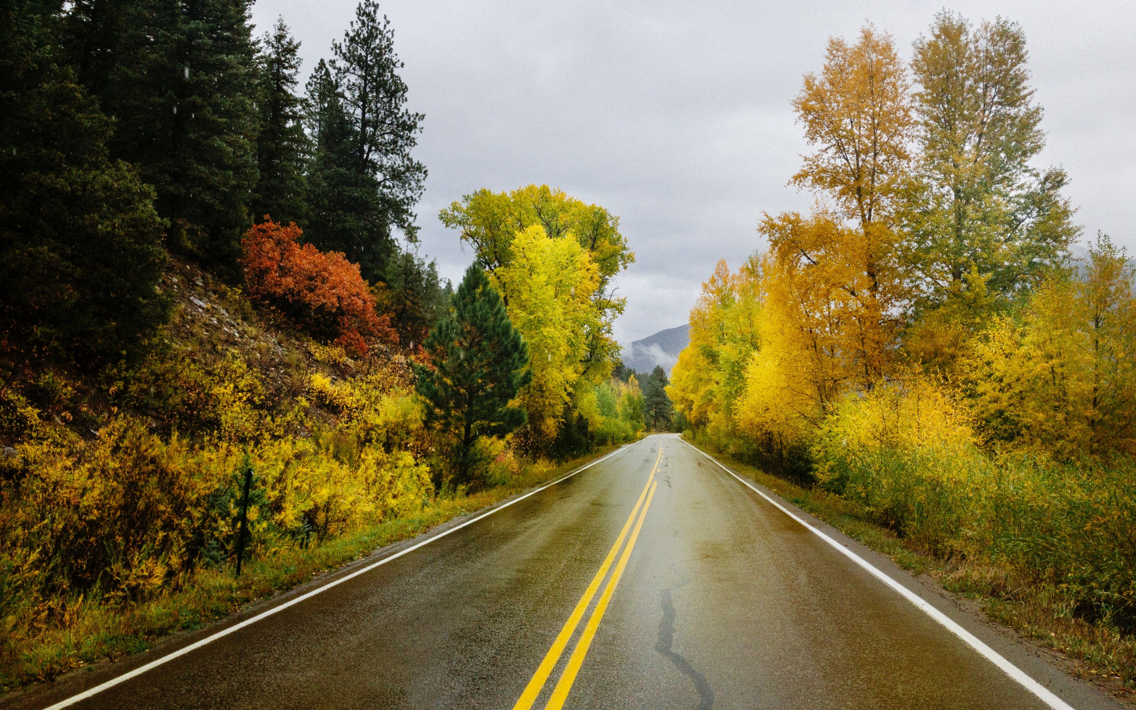 Autumn Highway Wallpapers - Wallpaper Cave