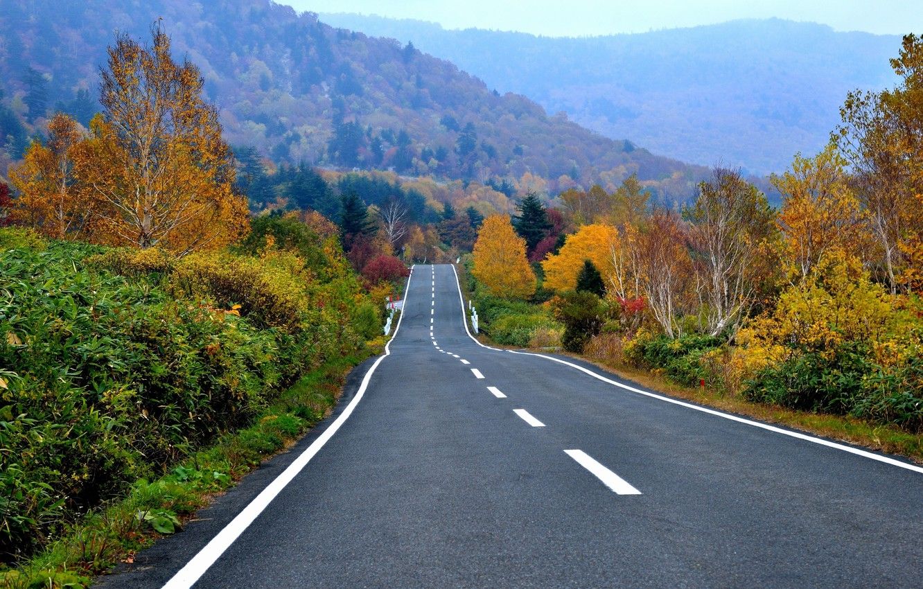 Autumn Highway Wallpapers - Wallpaper Cave